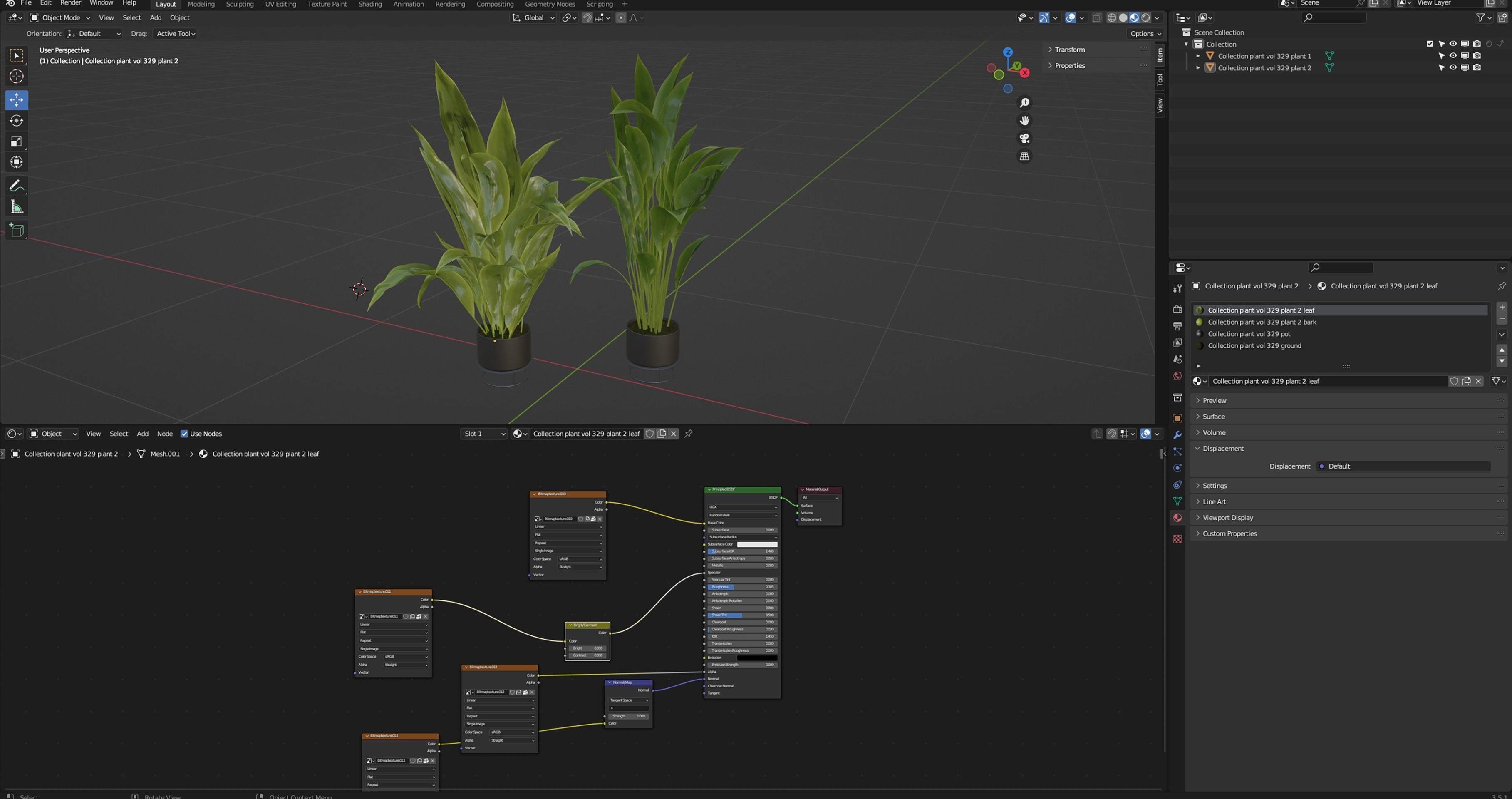 Collection plant vol 329 - blender model 3D model | CGTrader