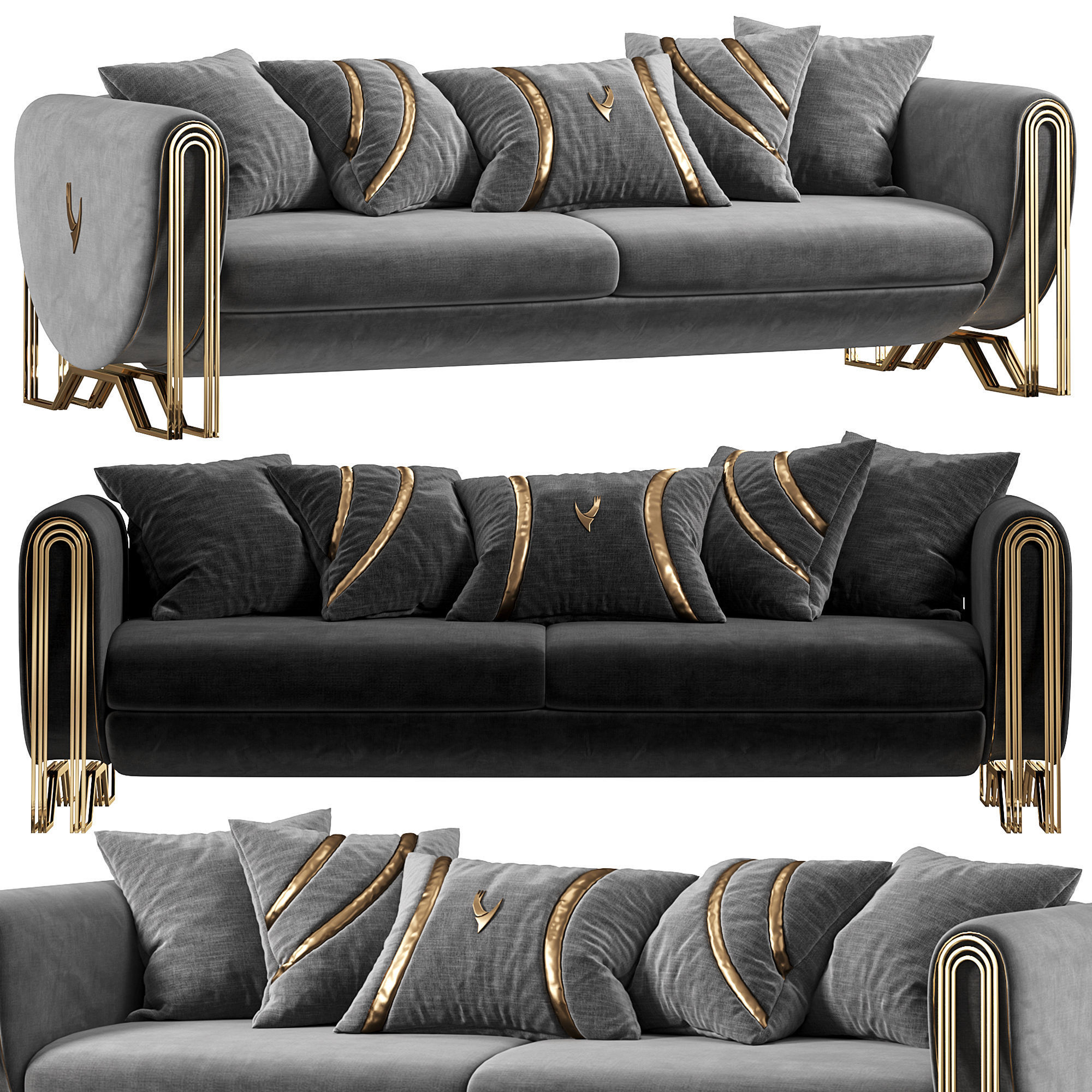 Angel Sofa 3D model | CGTrader