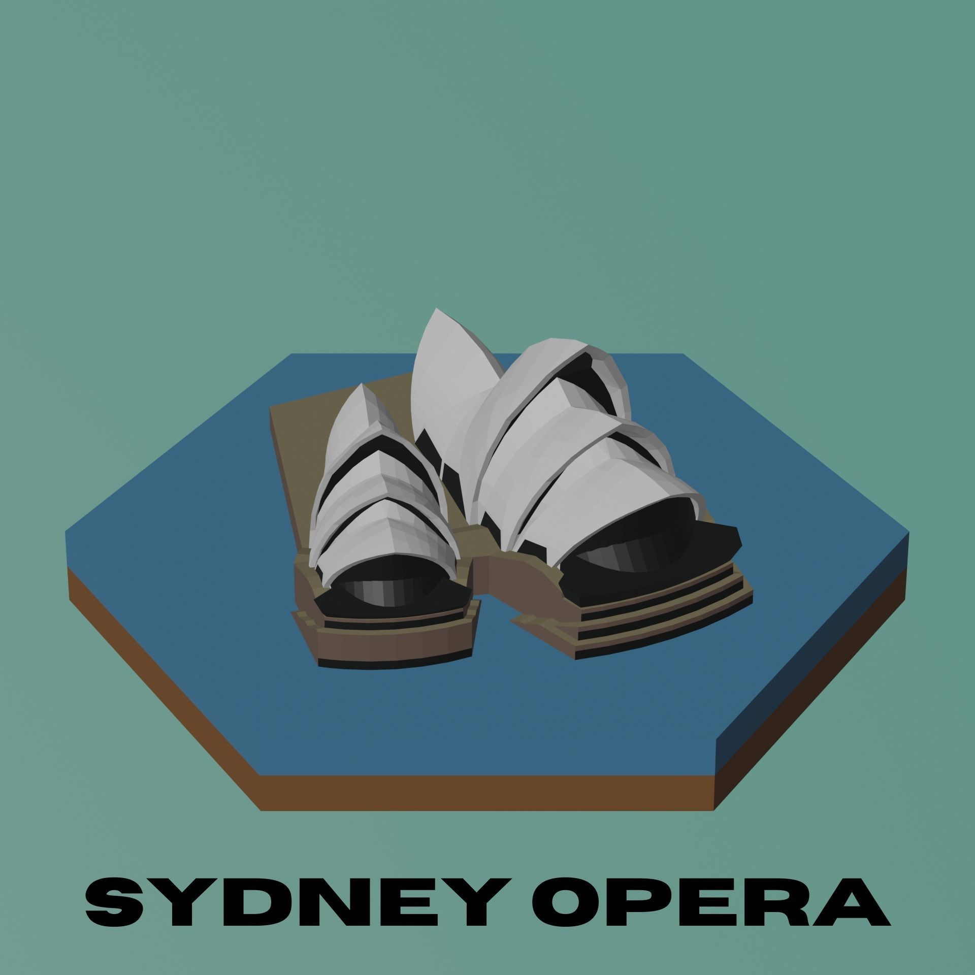 3D model Pack Landmarks miniatures VR / AR / low-poly | CGTrader