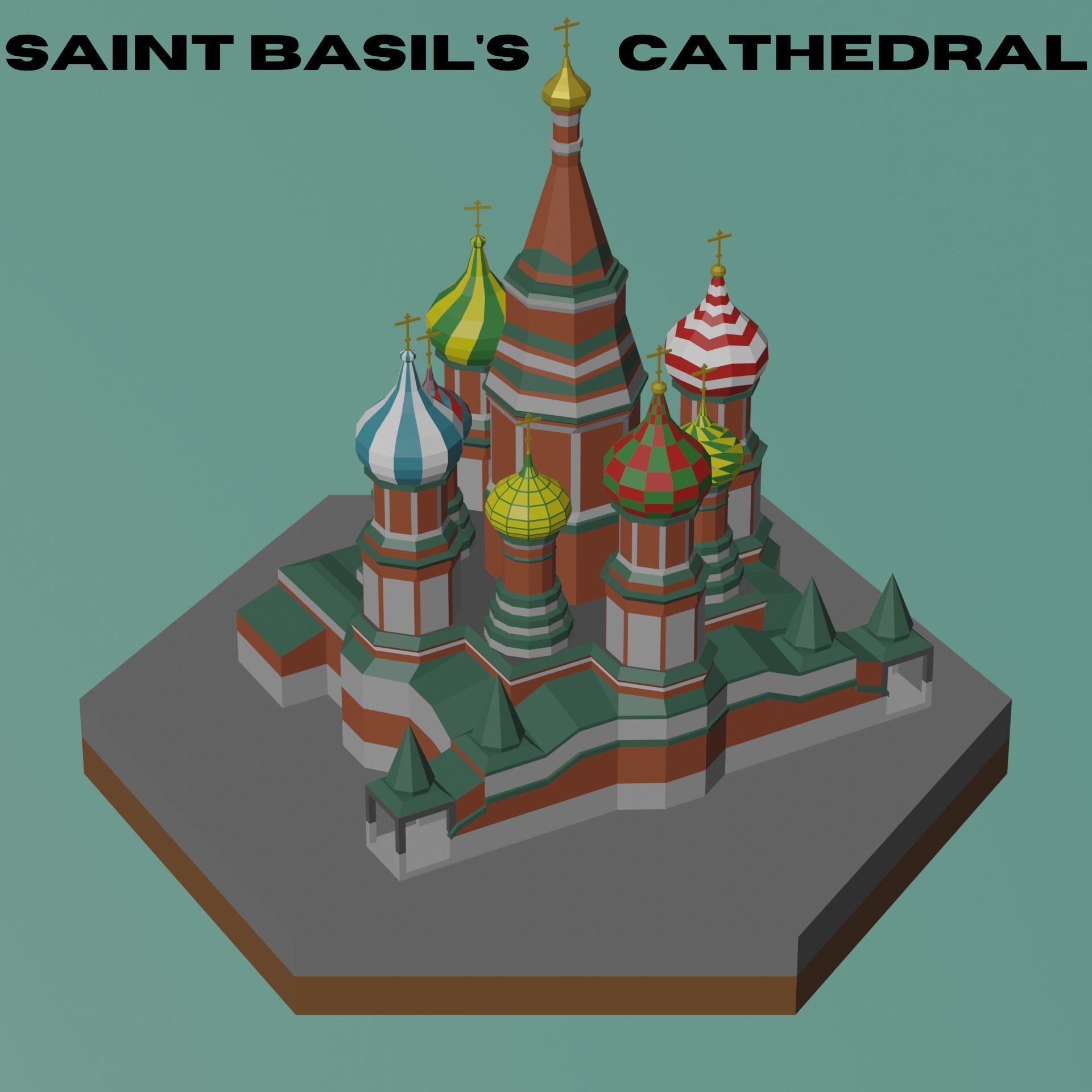 3D model Pack Landmarks miniatures VR / AR / low-poly | CGTrader