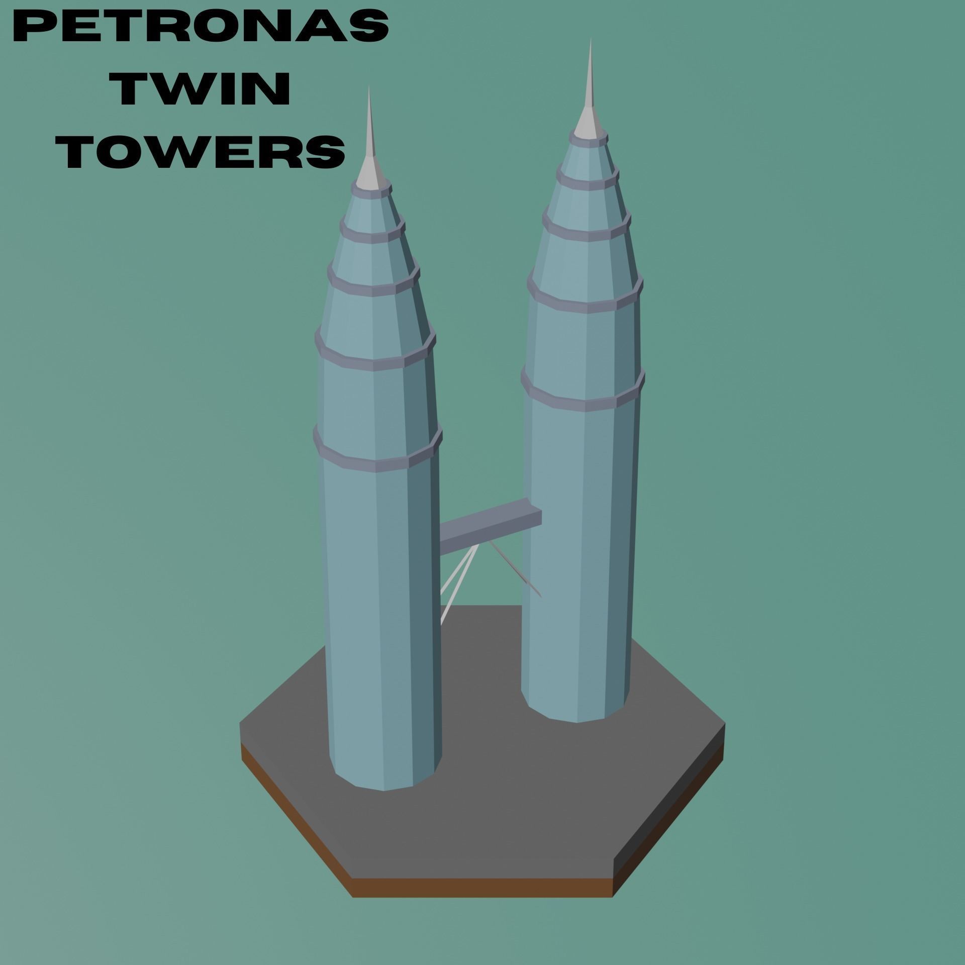 3D model Pack Landmarks miniatures VR / AR / low-poly | CGTrader