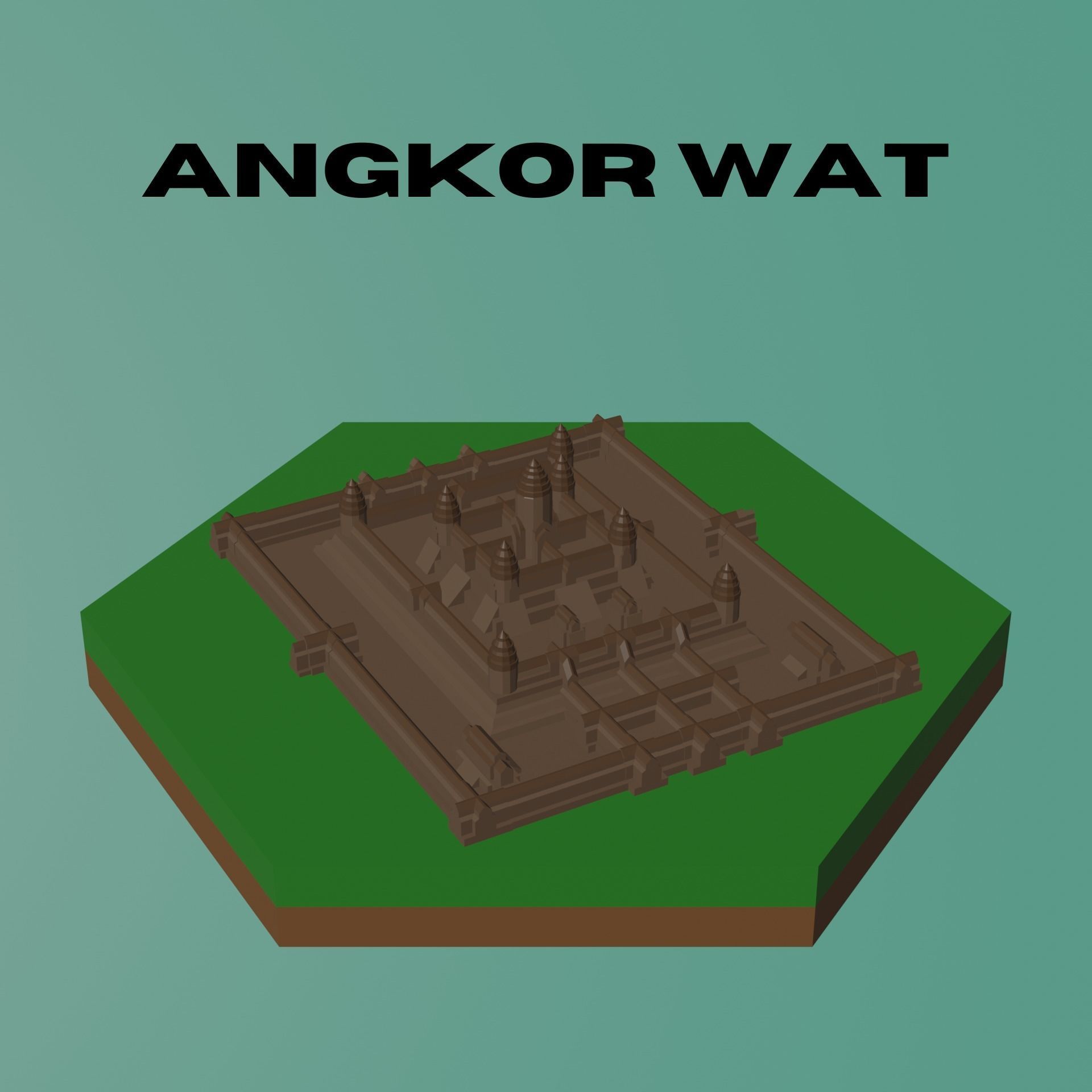 3D model Pack Landmarks miniatures VR / AR / low-poly | CGTrader