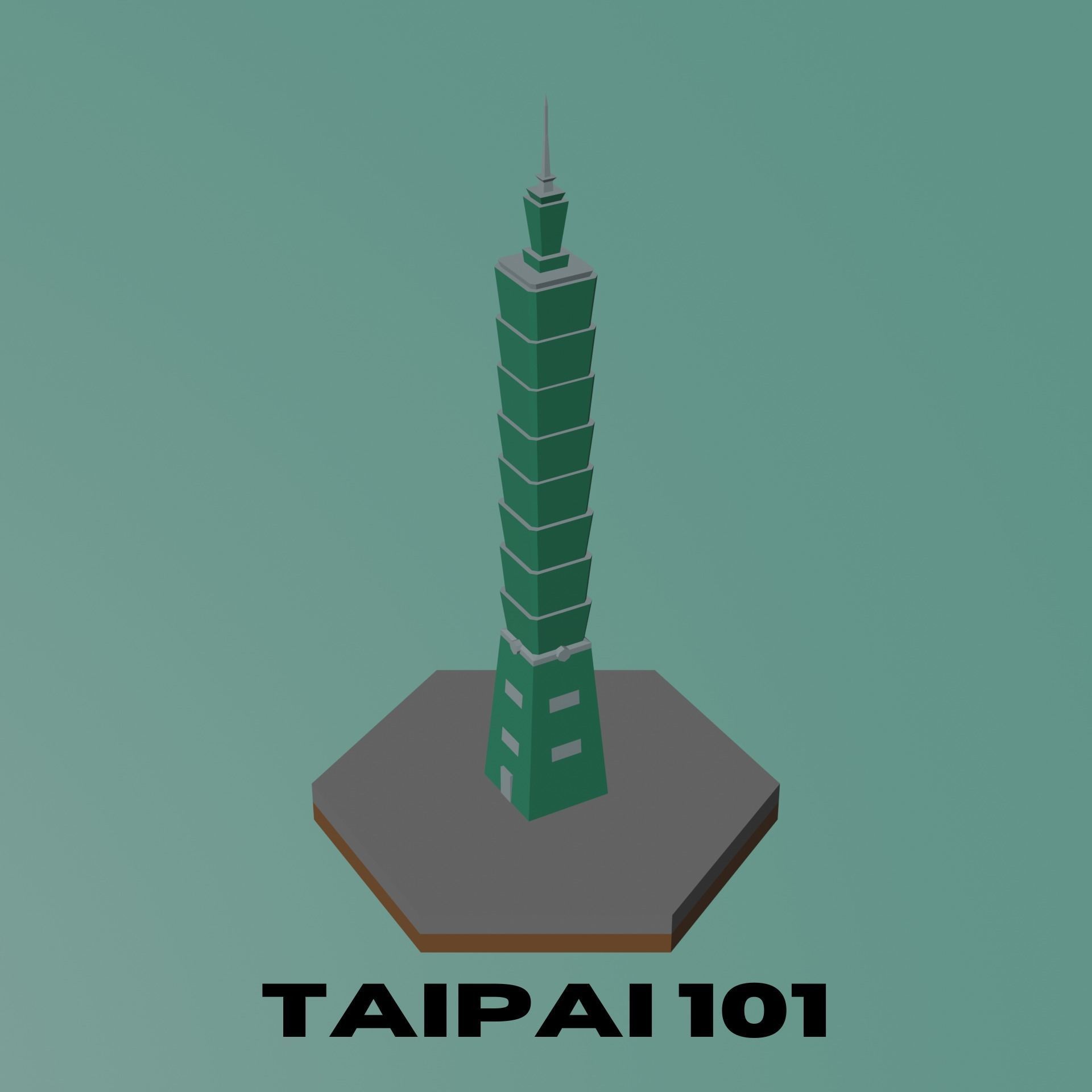 3D model Pack Landmarks miniatures VR / AR / low-poly | CGTrader