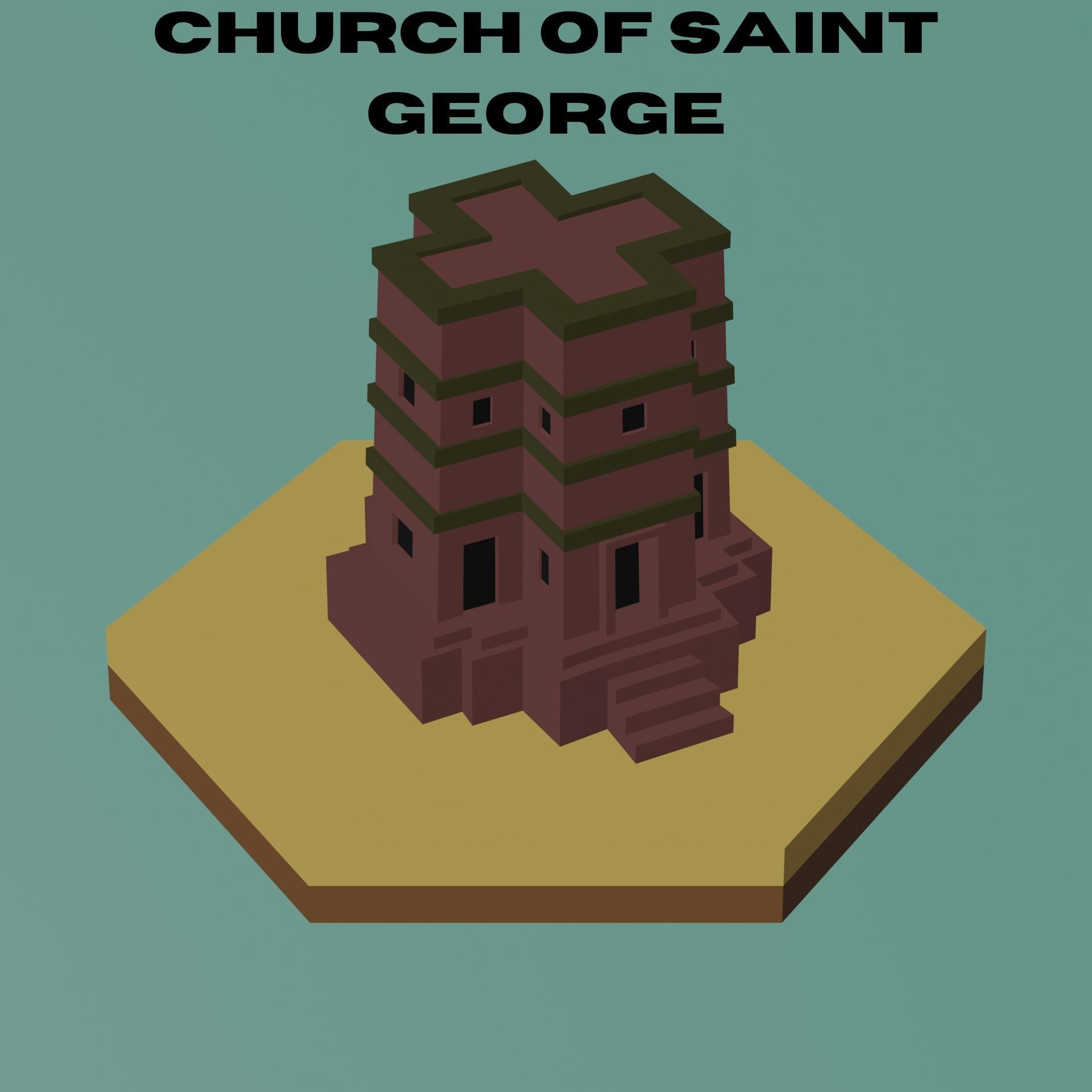 3D model Pack Landmarks miniatures VR / AR / low-poly | CGTrader