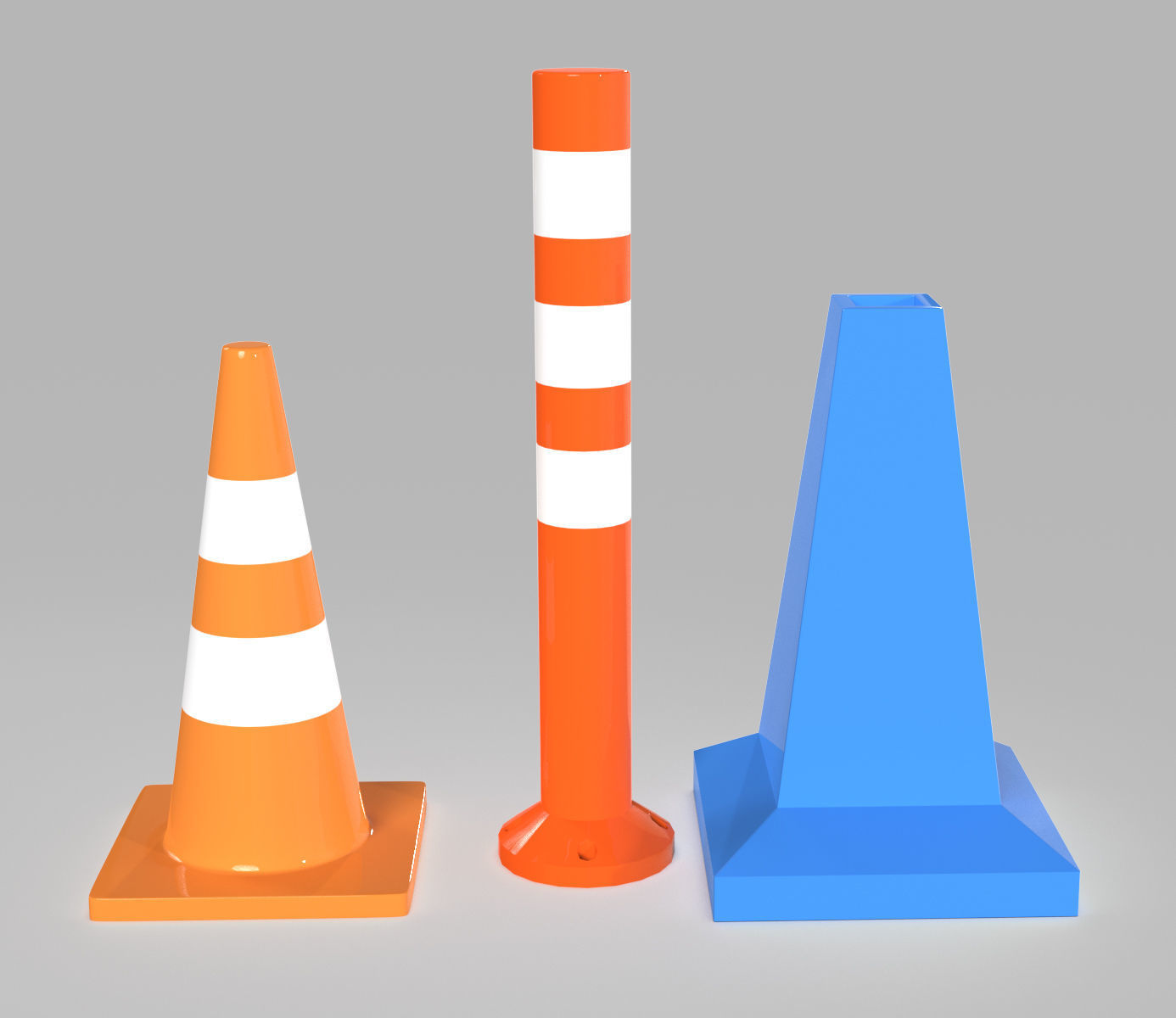 3D model Traffic light Traffic Cone VR / AR / low-poly | CGTrader