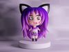 Purple Chibi Girl 3D model | CGTrader