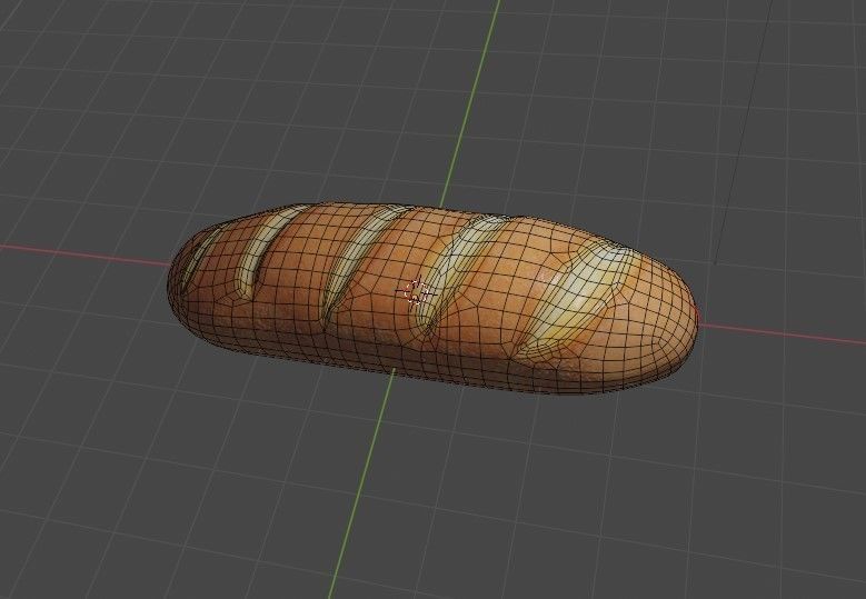 3D model Fresh baked realistic bread VR / AR / low-poly | CGTrader