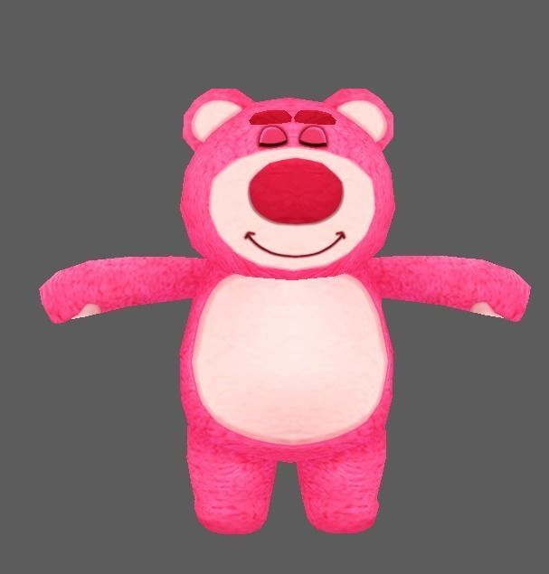3D model Lotso teddy bear game lowpoly VR / AR / low-poly | CGTrader
