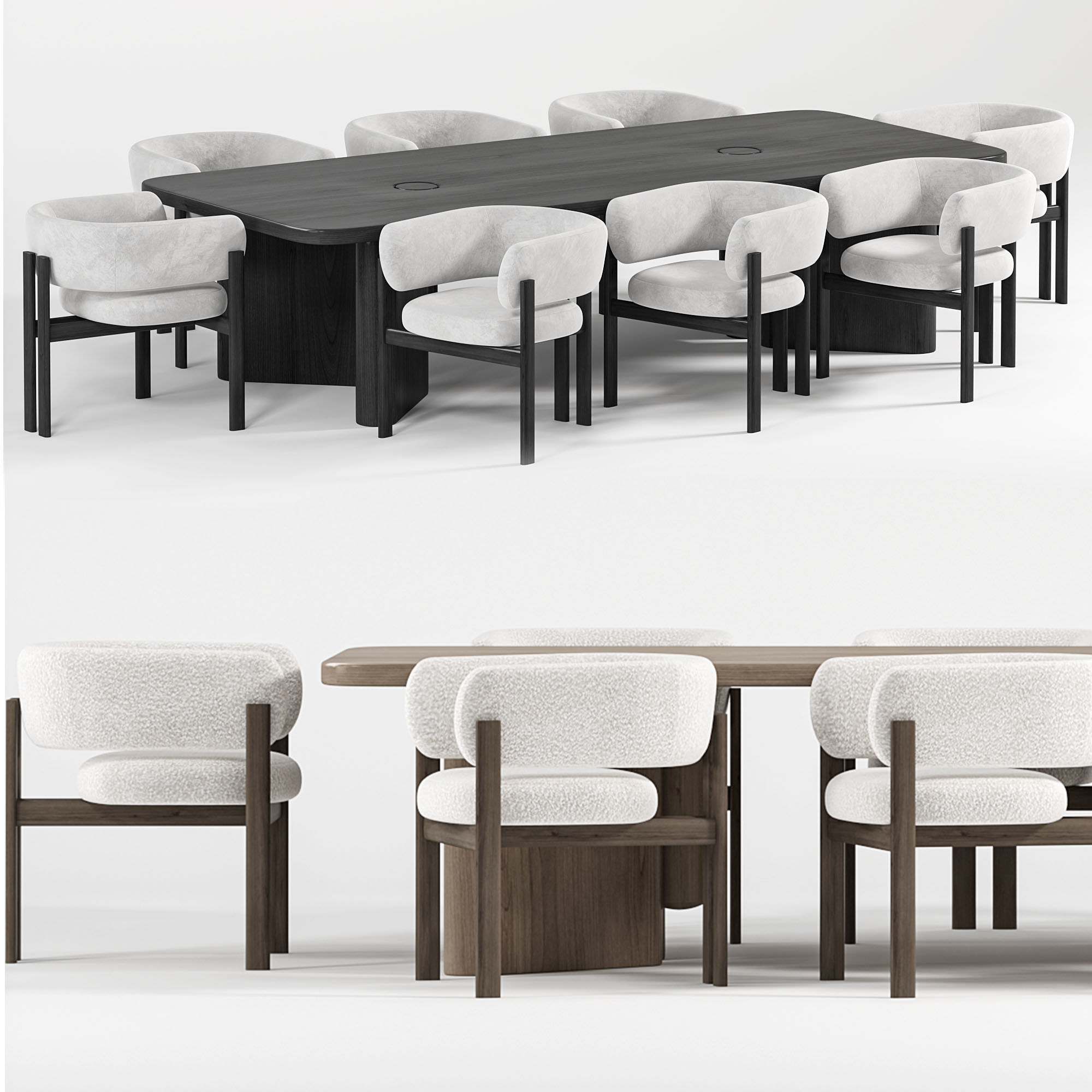 Tami Dining Table By Monologuelondon 3D model | CGTrader