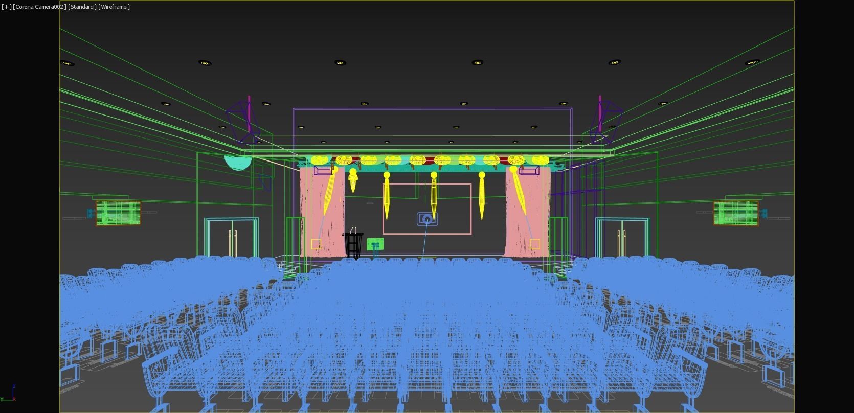 Auditorium 3D model | CGTrader