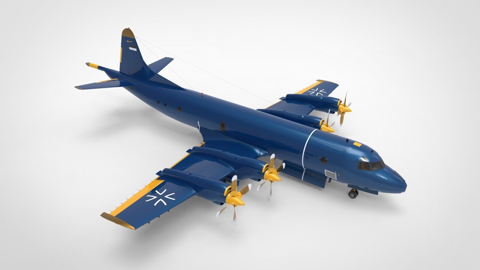 Lockheed P-3 Orion 3D model | CGTrader