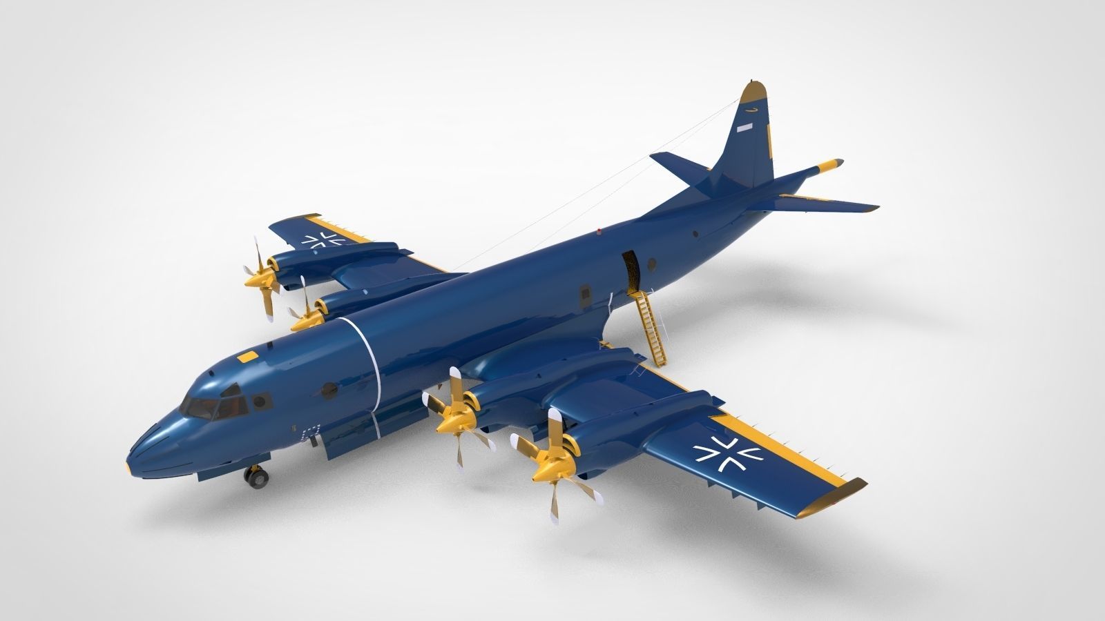 Lockheed P-3 Orion 3D model | CGTrader