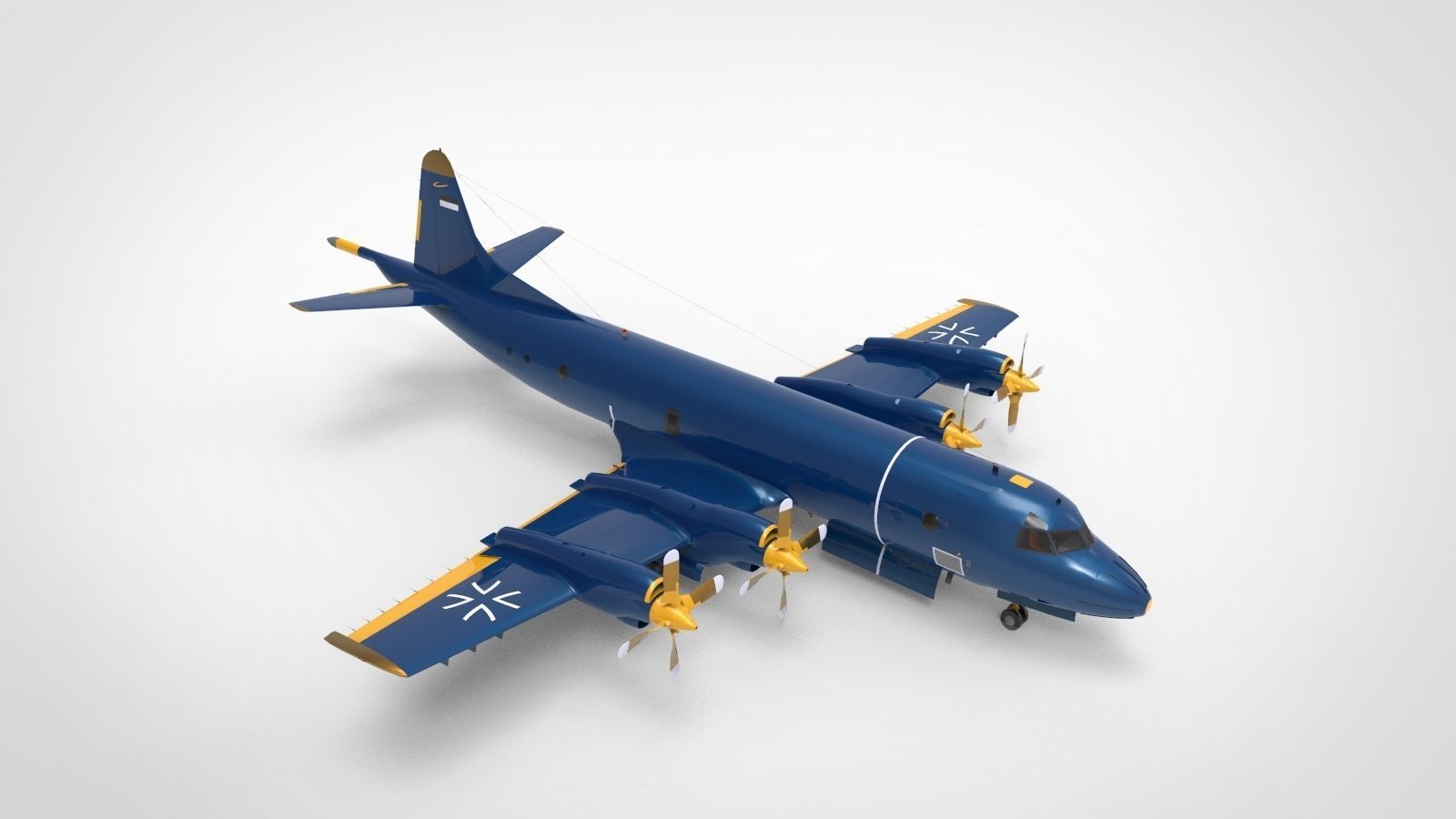 Lockheed P-3 Orion 3D model | CGTrader