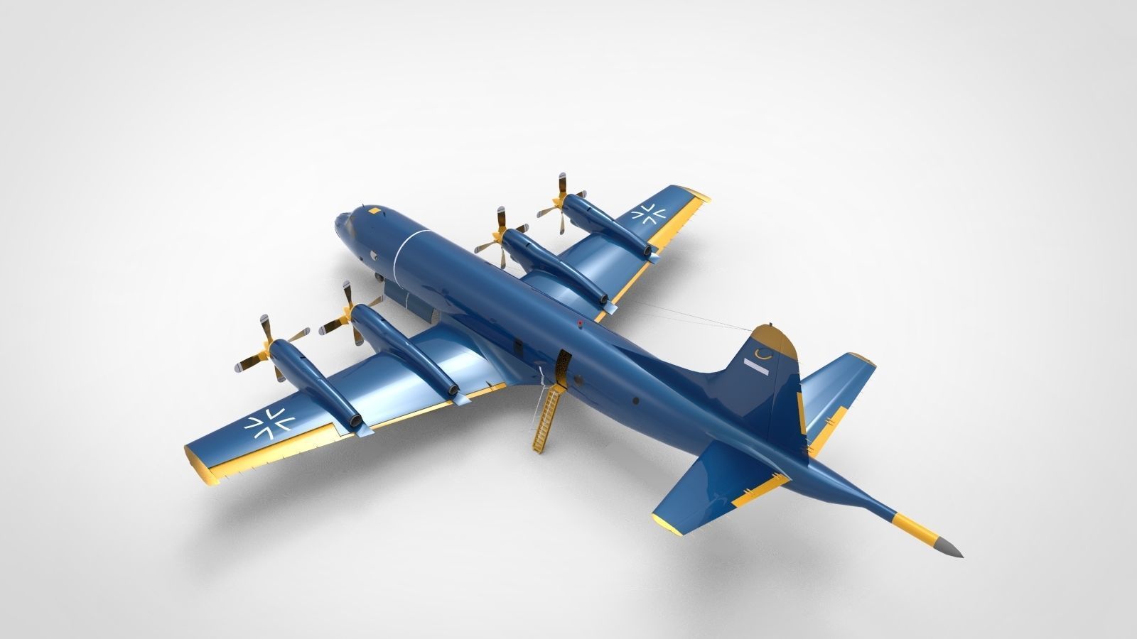 Lockheed P-3 Orion 3D model | CGTrader