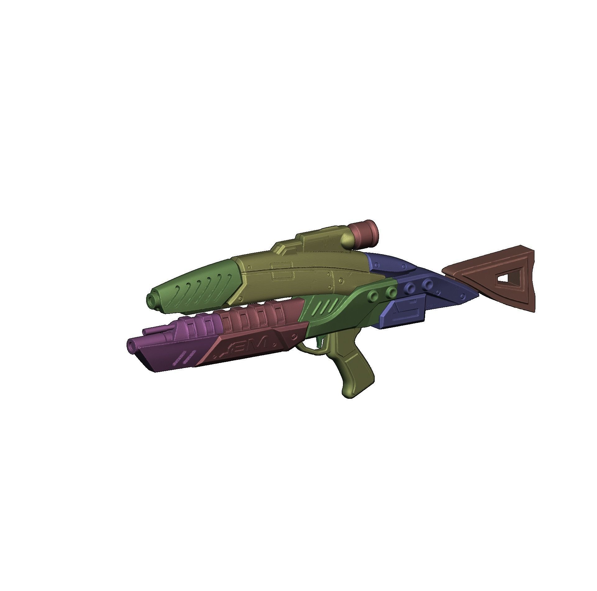 Mass Effect M-8 Avenger Gun Prop Replica 3D model 3D printable | CGTrader