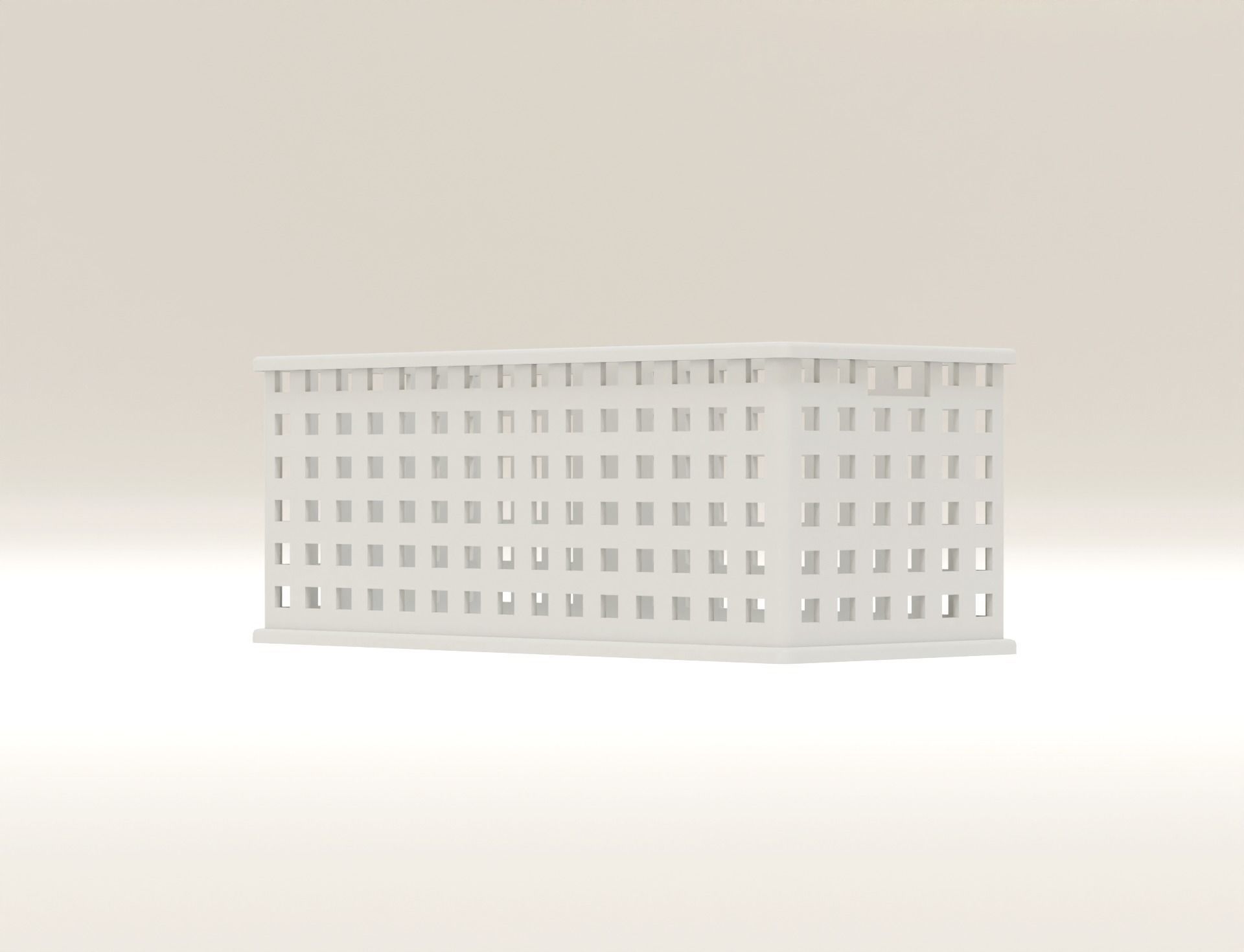 3D model Low-Poly Plastic Tray VR / AR / low-poly | CGTrader