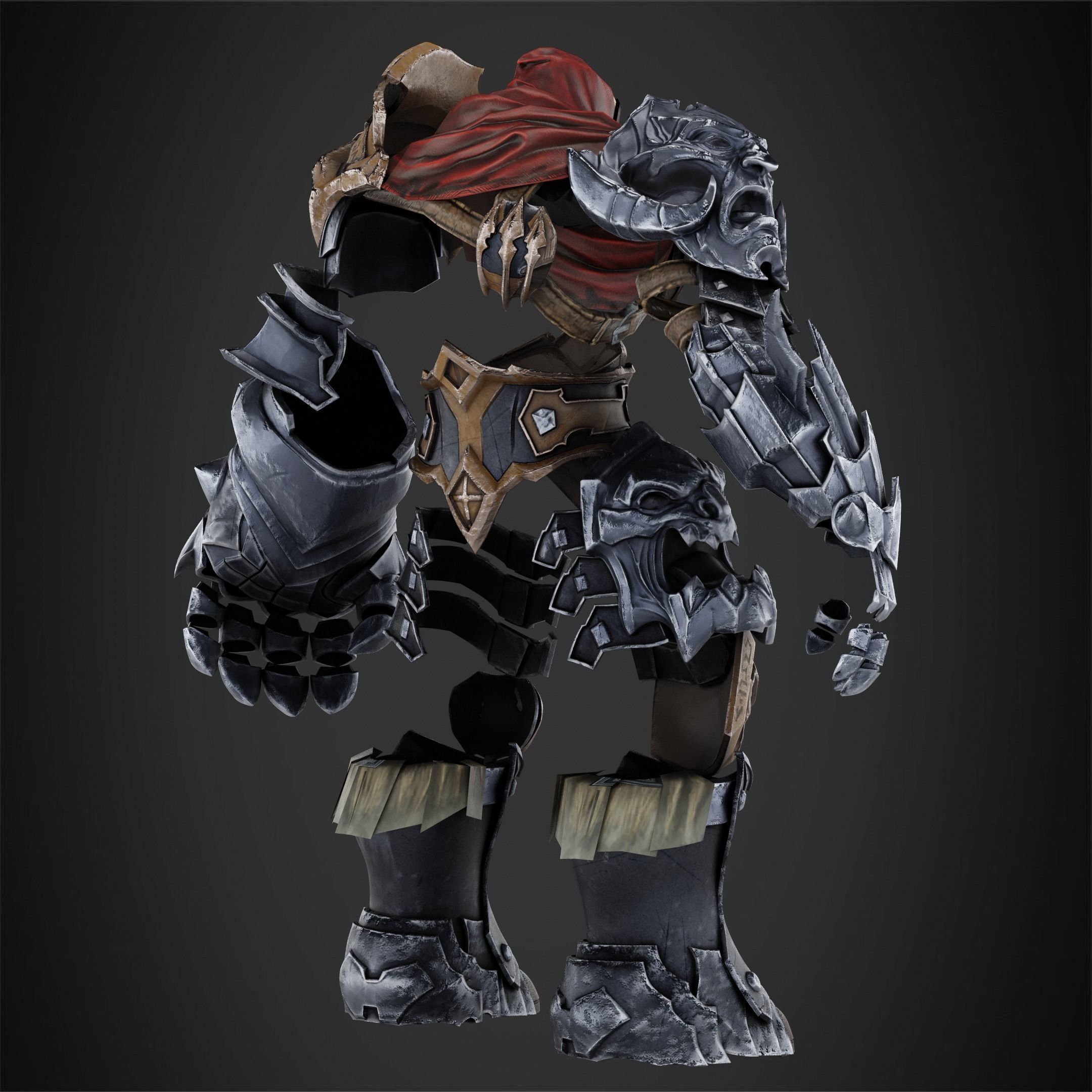 Darksiders War Armor for Cosplay 3D model 3D printable | CGTrader