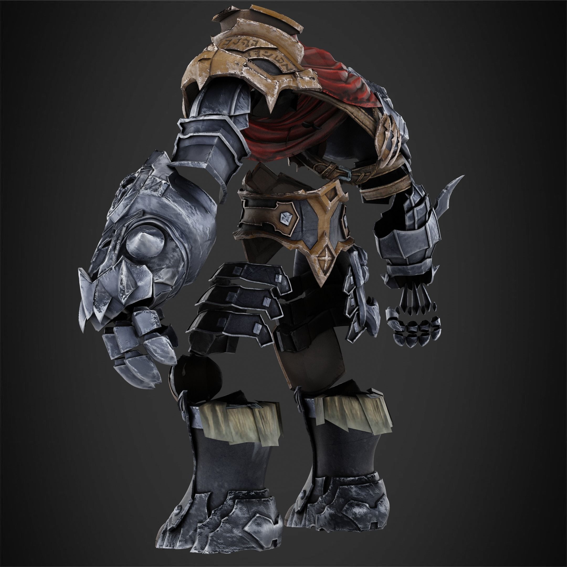Darksiders War Armor for Cosplay 3D model 3D printable | CGTrader