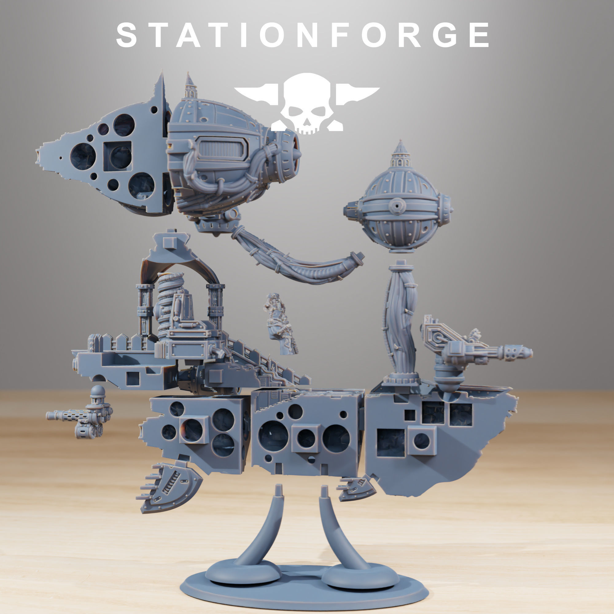 Scavenger Floating Chapel 3D model 3D printable | CGTrader