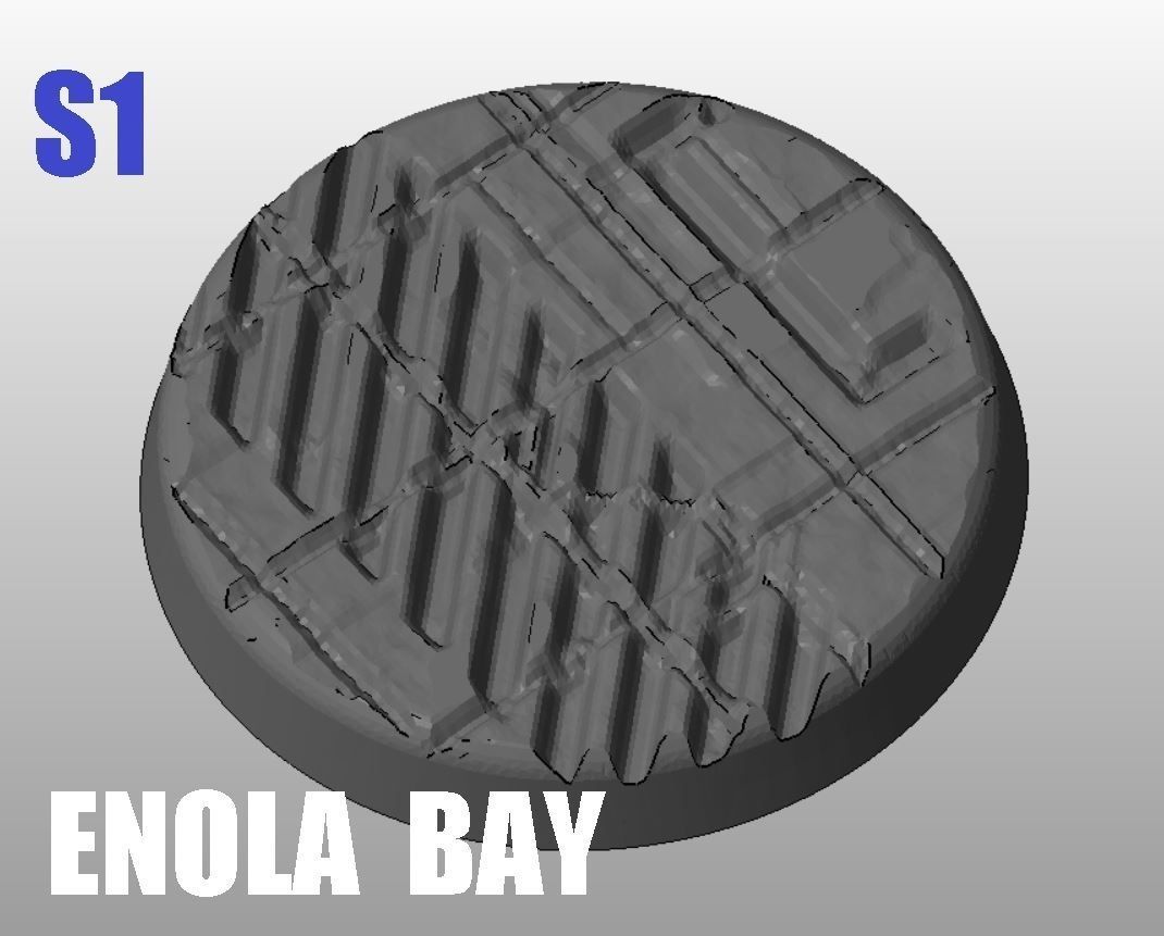 S1 - ENOLA BAY 20-120mm Round Bases 3D model 3D printable | CGTrader