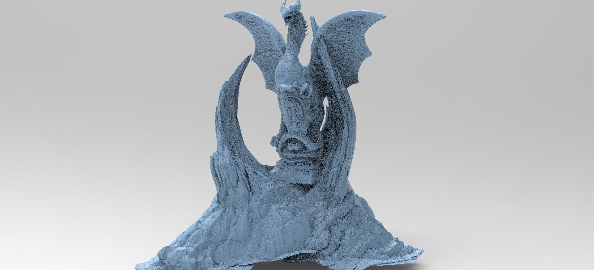 Dragon scythe mountain 3D model | CGTrader