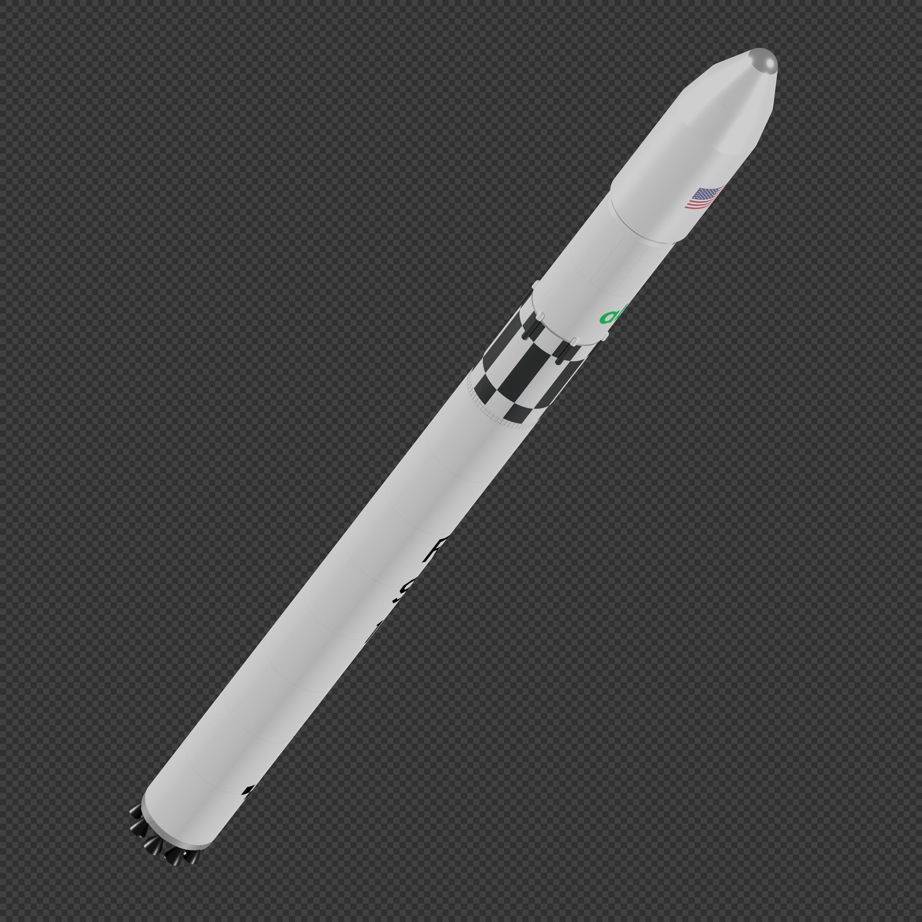 ABL Space Systems RS1 3D model | CGTrader ABL Space Systems RS1 3D model | CGTrader