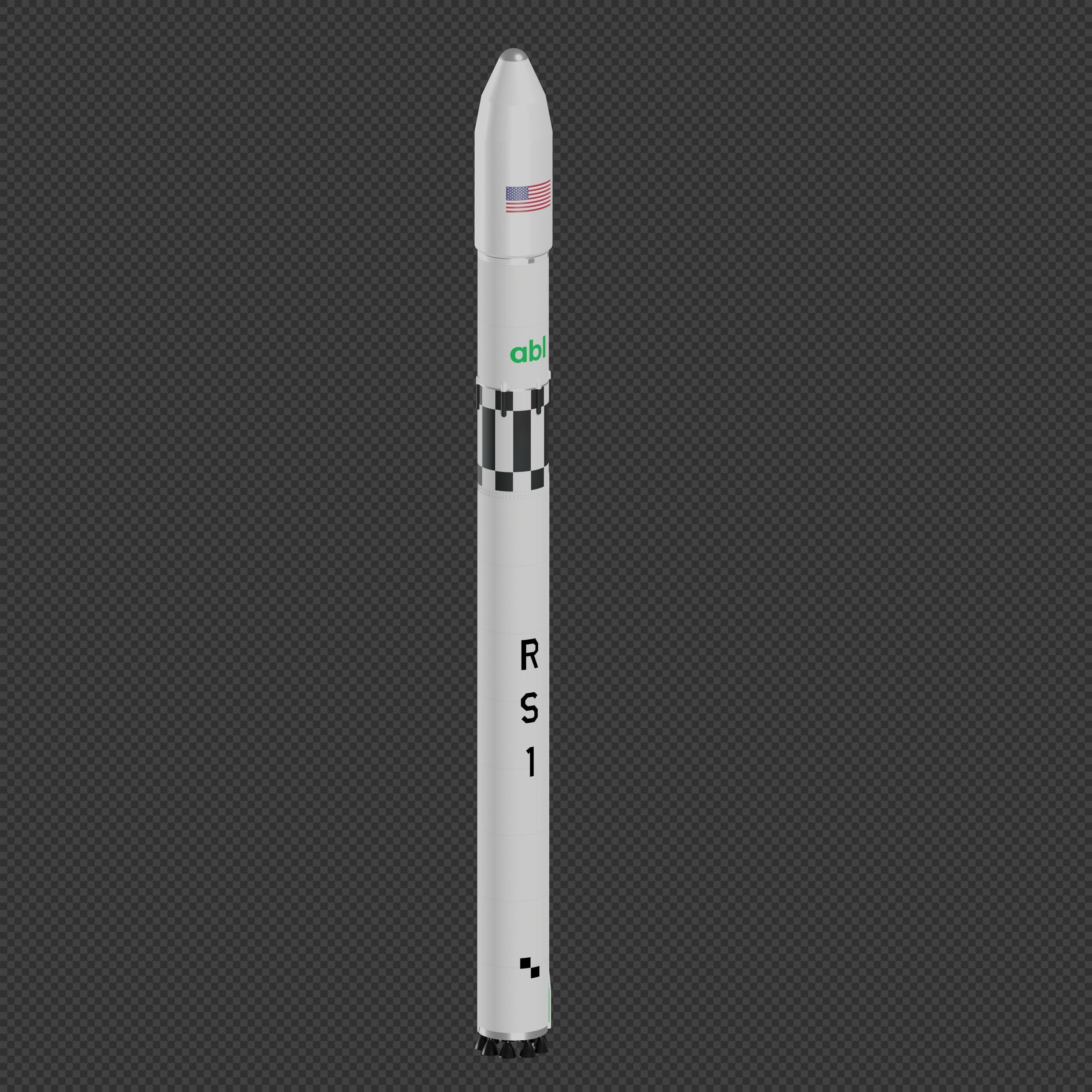ABL Space Systems RS1 3D model | CGTrader ABL Space Systems RS1 3D model | CGTrader