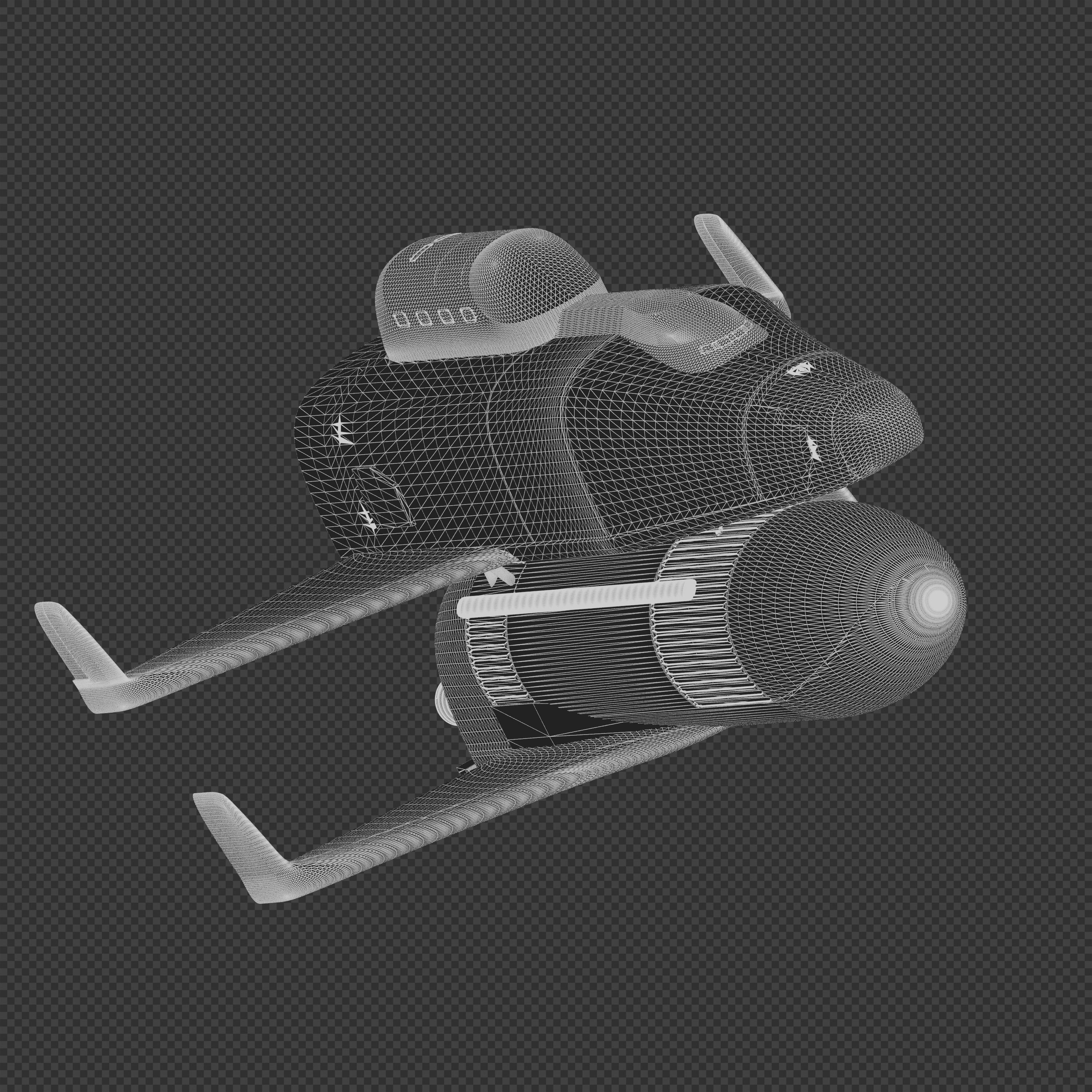 Shuttle-II Advanced Manned Launch System 3D model | CGTrader