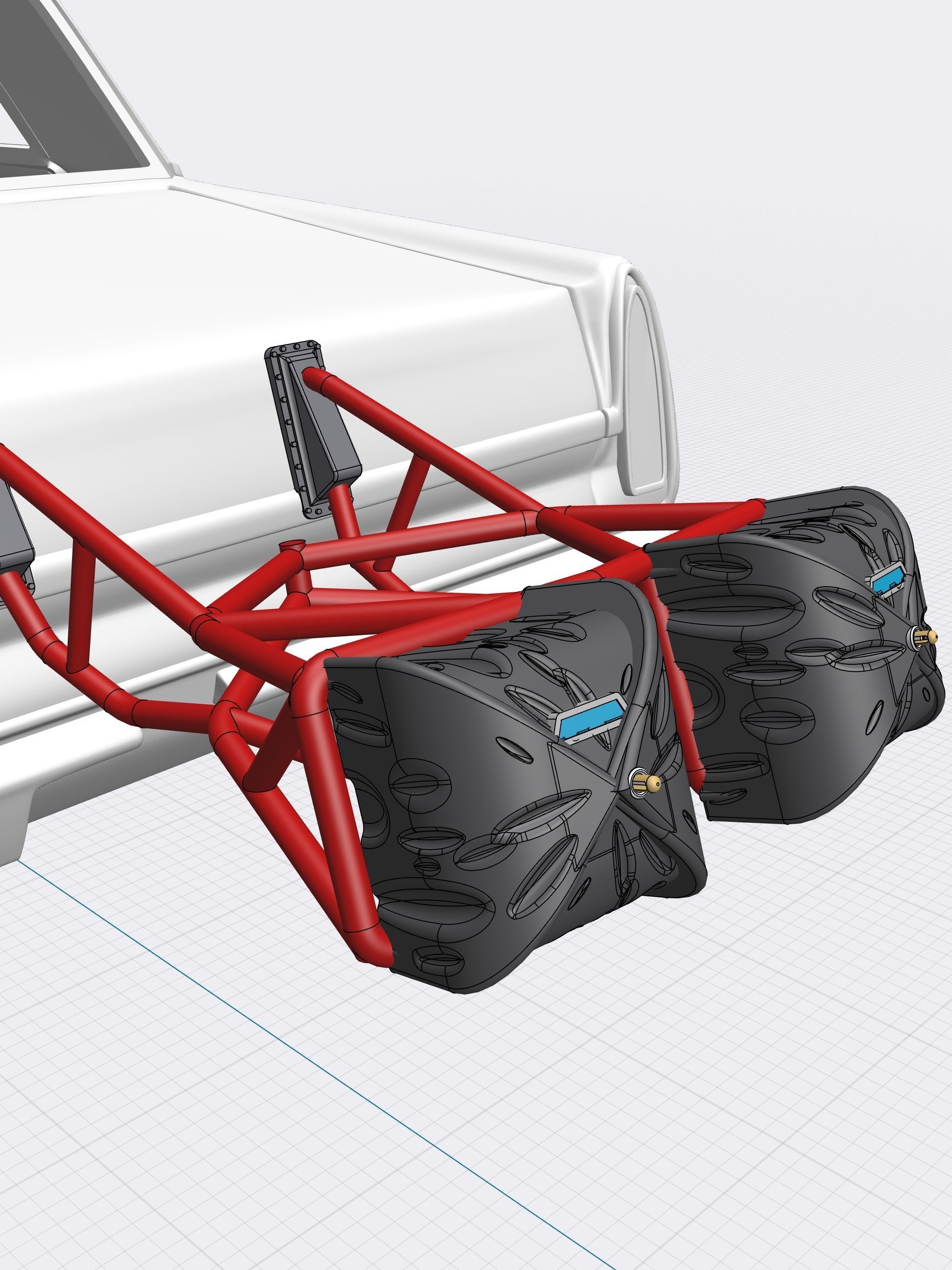 VC Valiant Promod Parachute and decklid mount 3D model 3D printable ...
