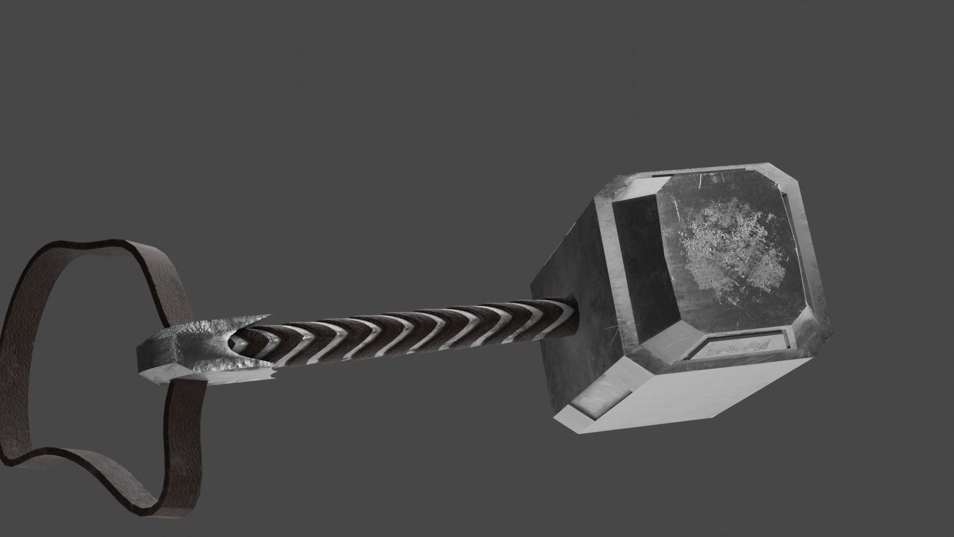 3D model Thor s Hammer Mjolnir VR / AR / low-poly | CGTrader