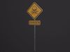 3D model Danger Sign 3D Model VR / AR / low-poly | CGTrader