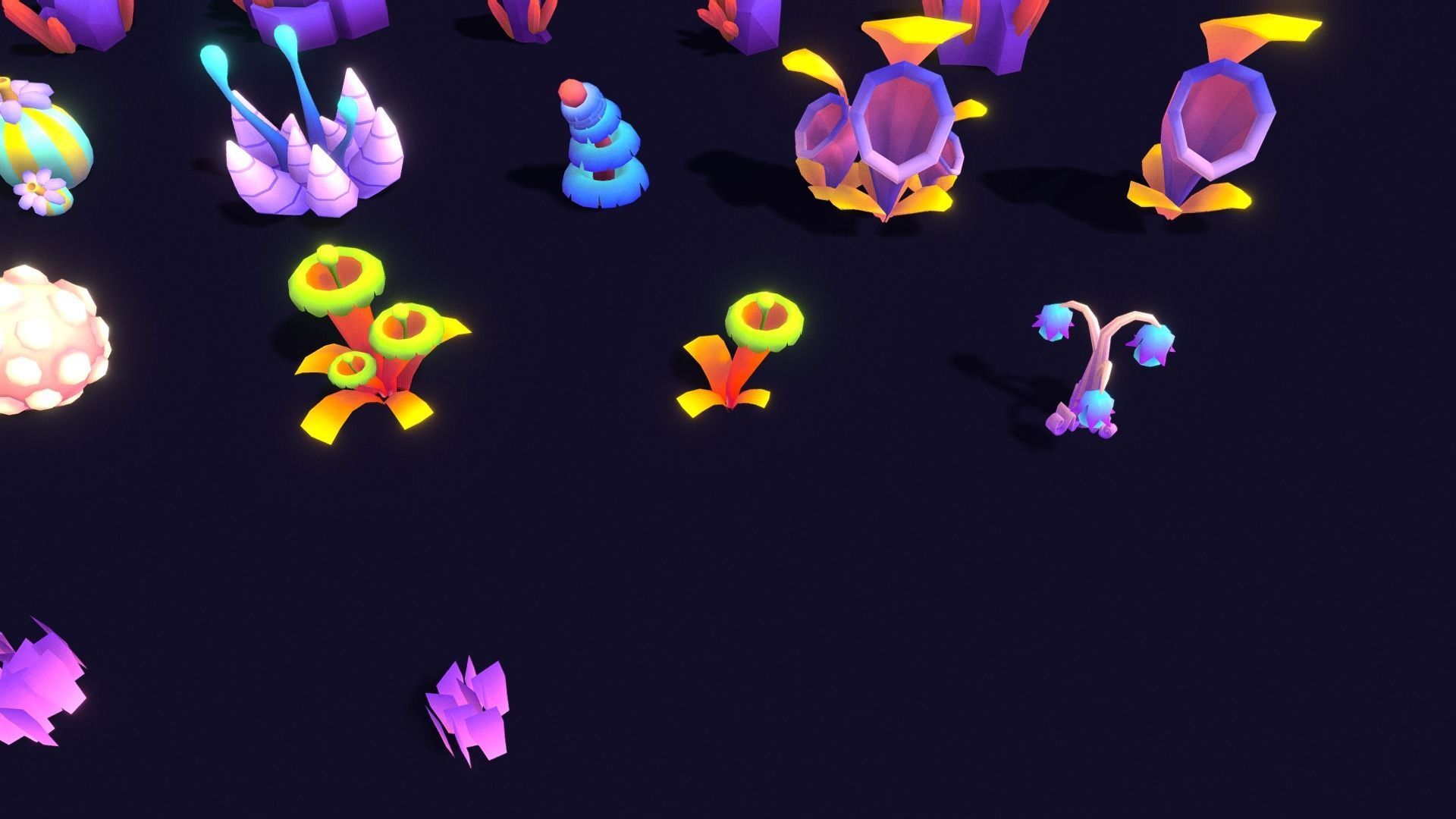 3D model Stylize Nature Pack 03 VR / AR / low-poly | CGTrader
