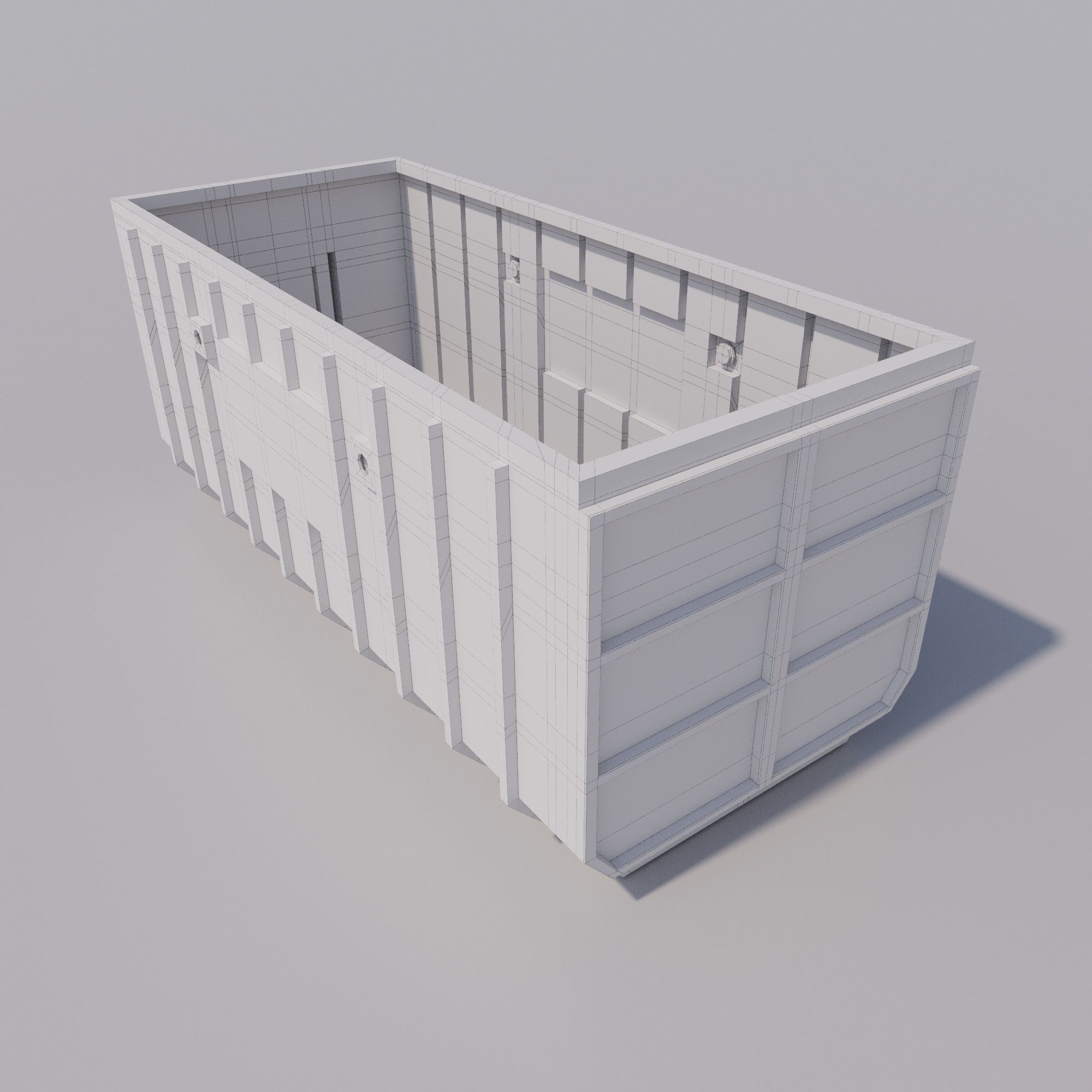 Rusty Garbage container 3D model | CGTrader