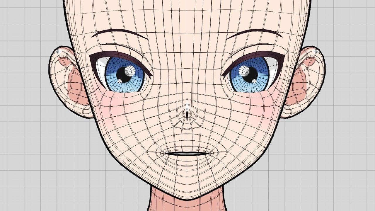 3D model Base Anime 3D VR / AR / low-poly | CGTrader