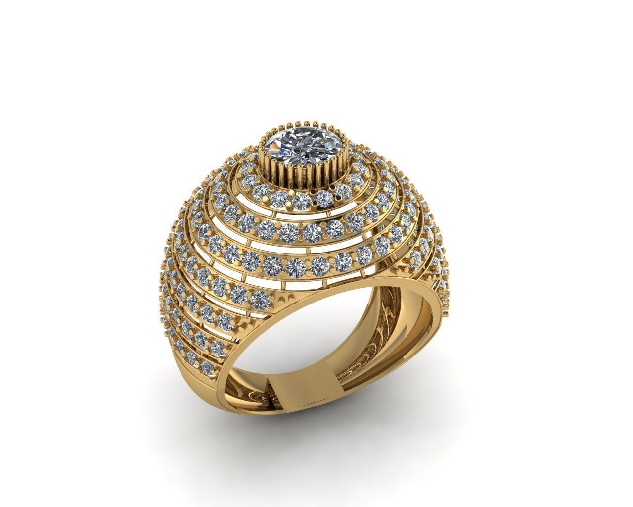 Rings 3D model 3D printable | CGTrader