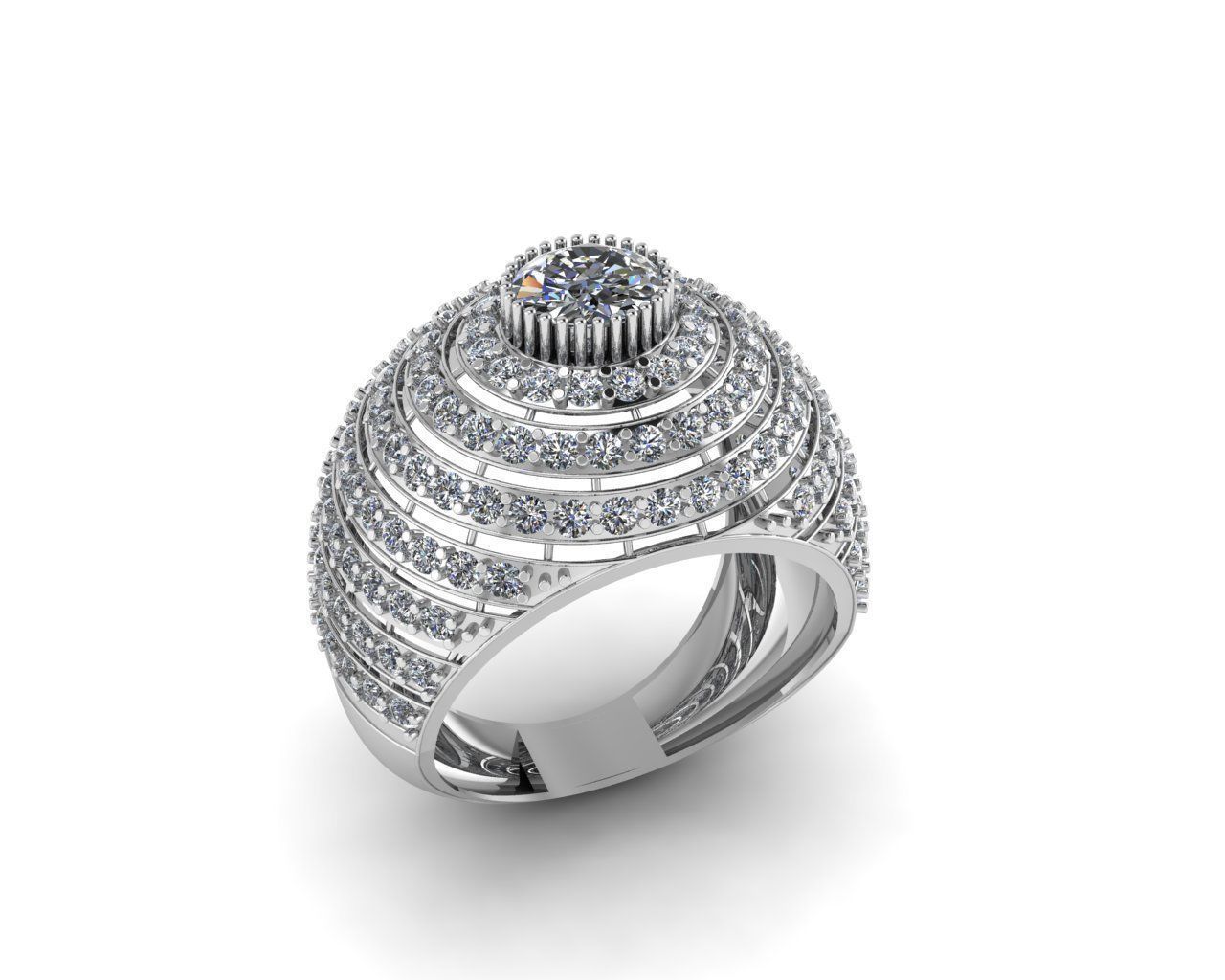 Rings 3D model 3D printable | CGTrader