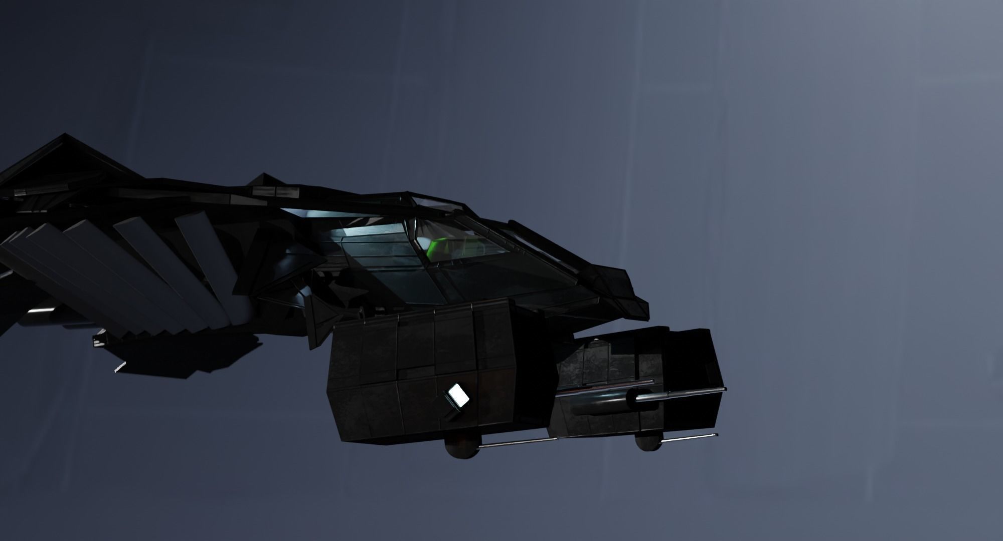 3D model The Bat - Batman The Dark Knight Rises VR / AR / low-poly ...