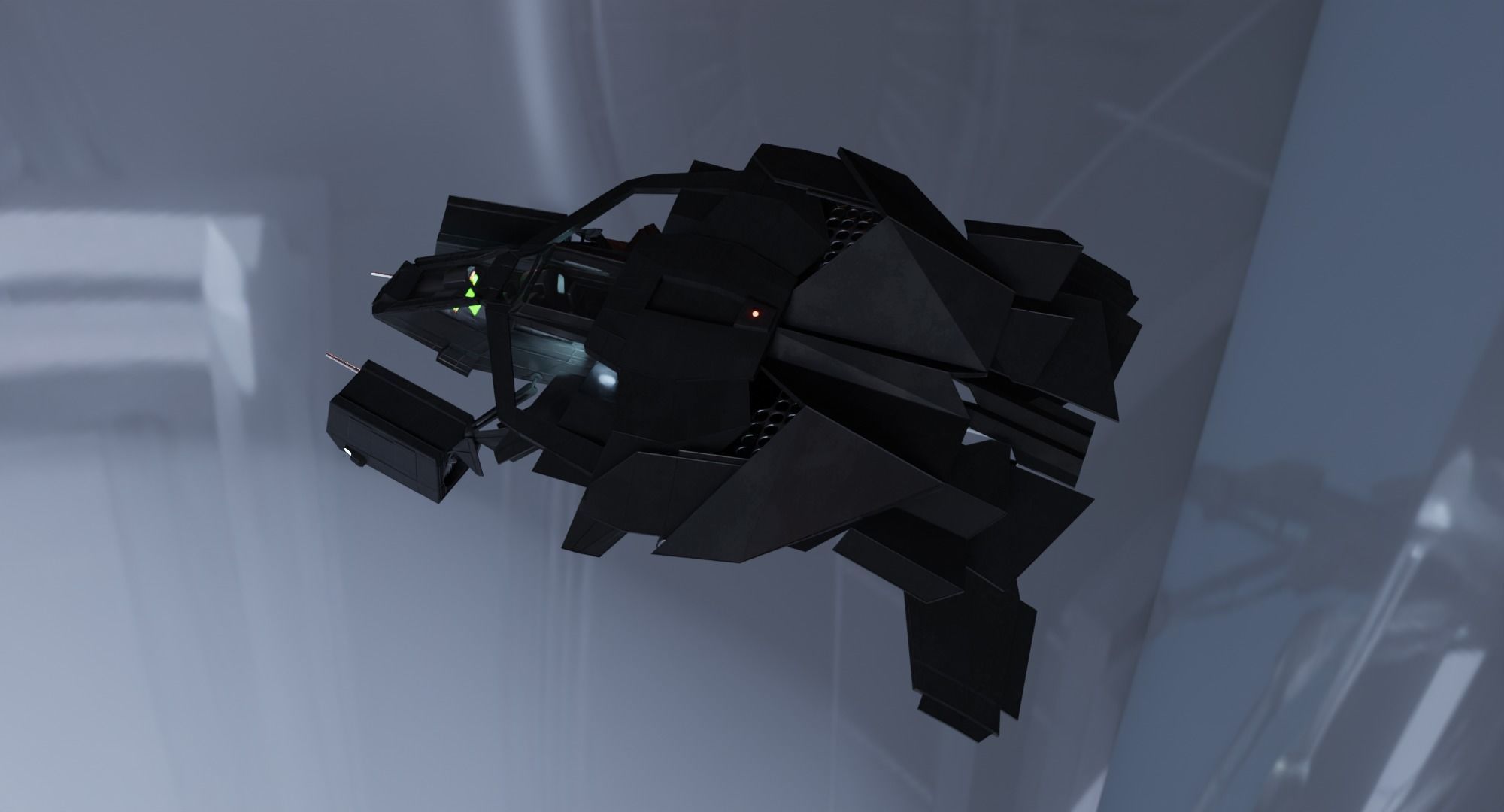 3D model The Bat - Batman The Dark Knight Rises VR / AR / low-poly ...