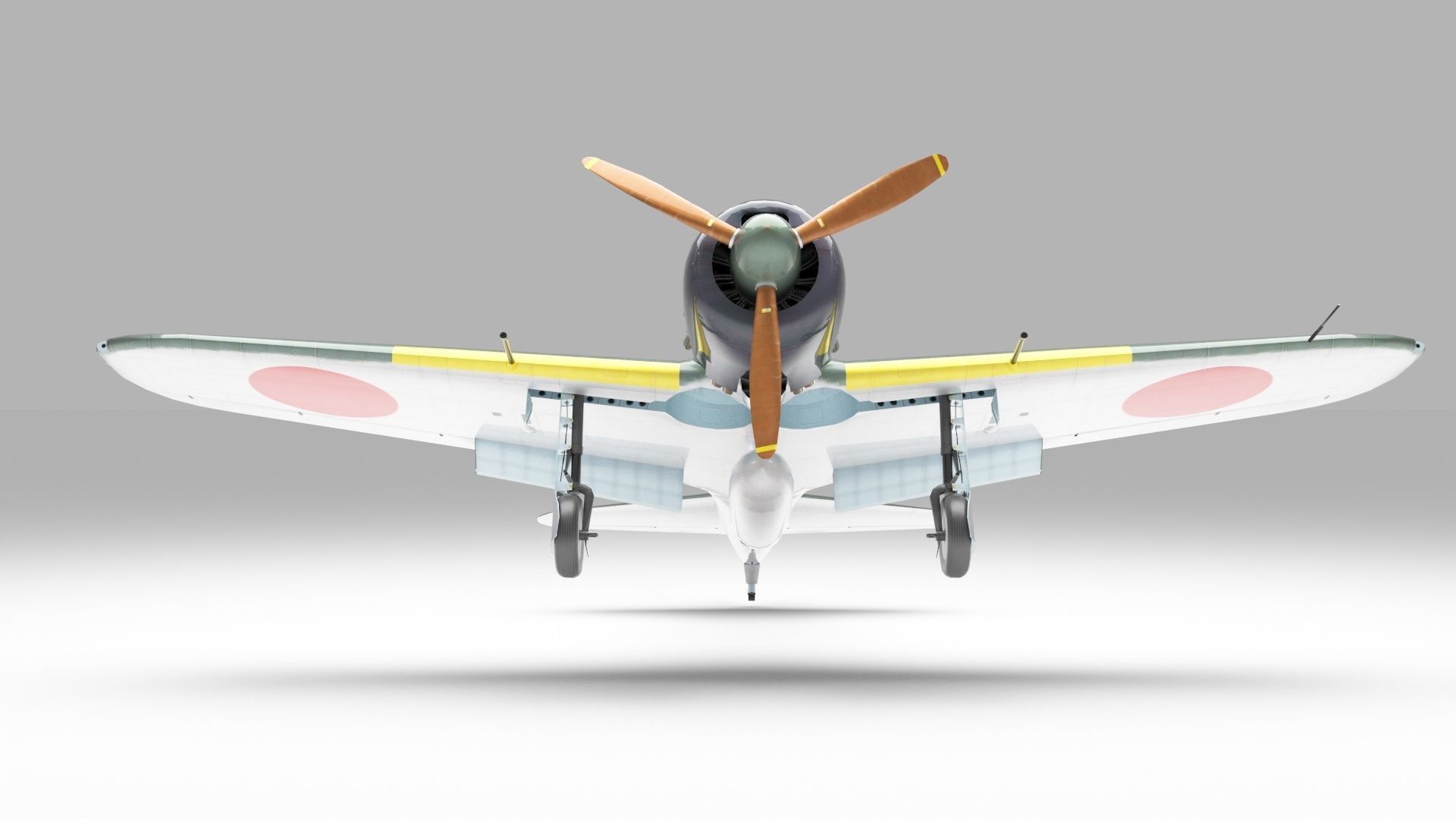 Mitsubishi A6M Zero 3D model | CGTrader