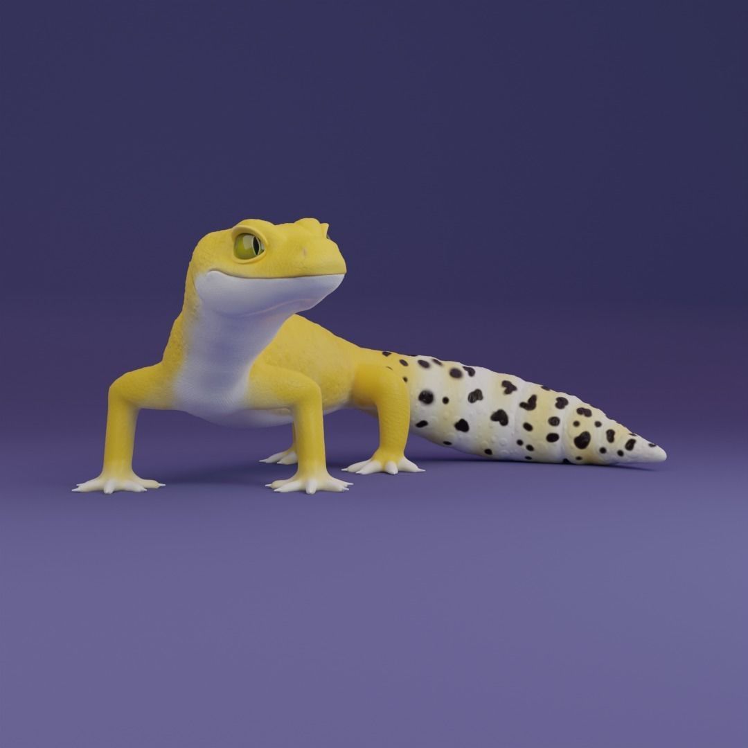 Leopard Gecko 3D model for printing figure 3D model 3D printable | CGTrader