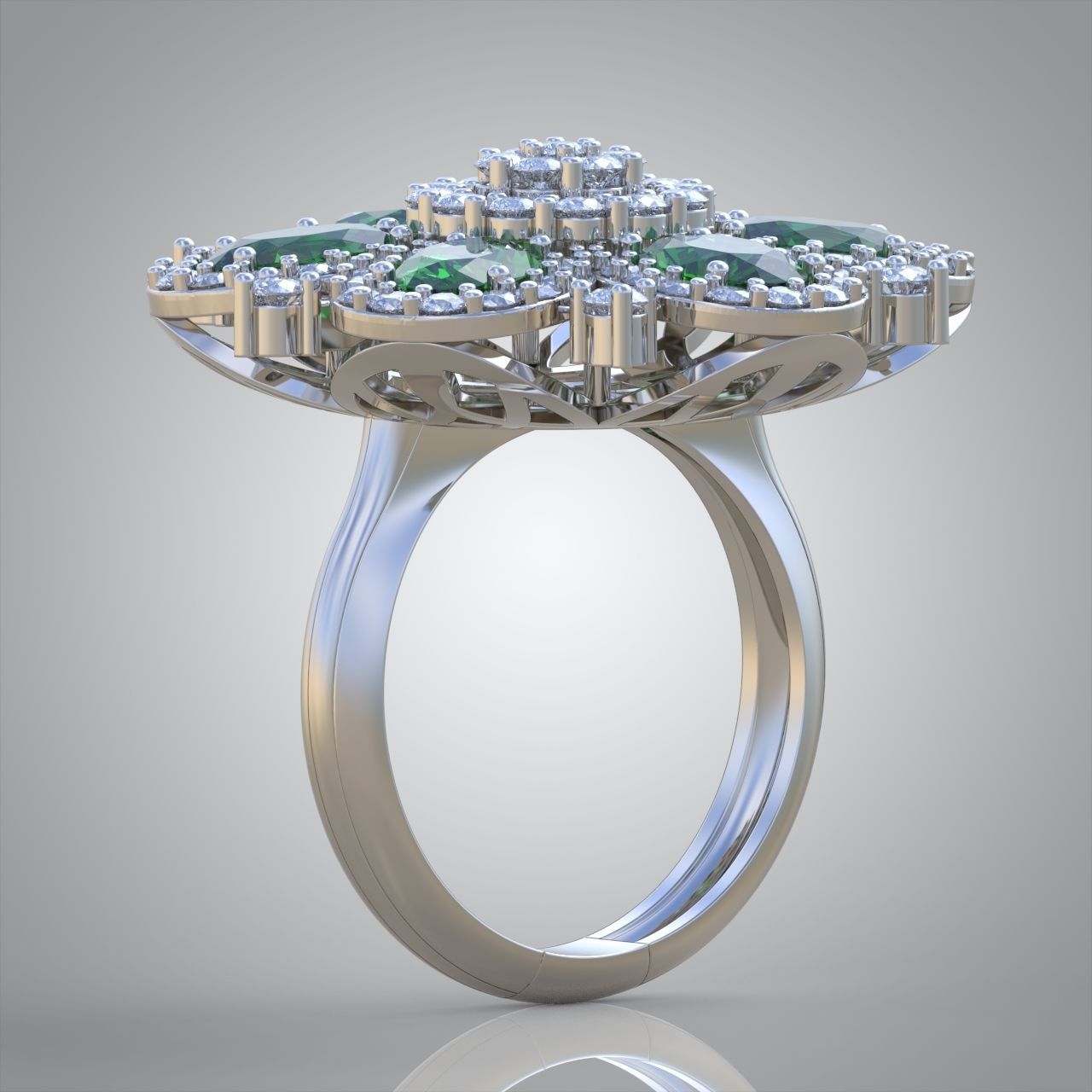 Diamond ring 0427 3D printable model10- 3D model 3D printable | CGTrader