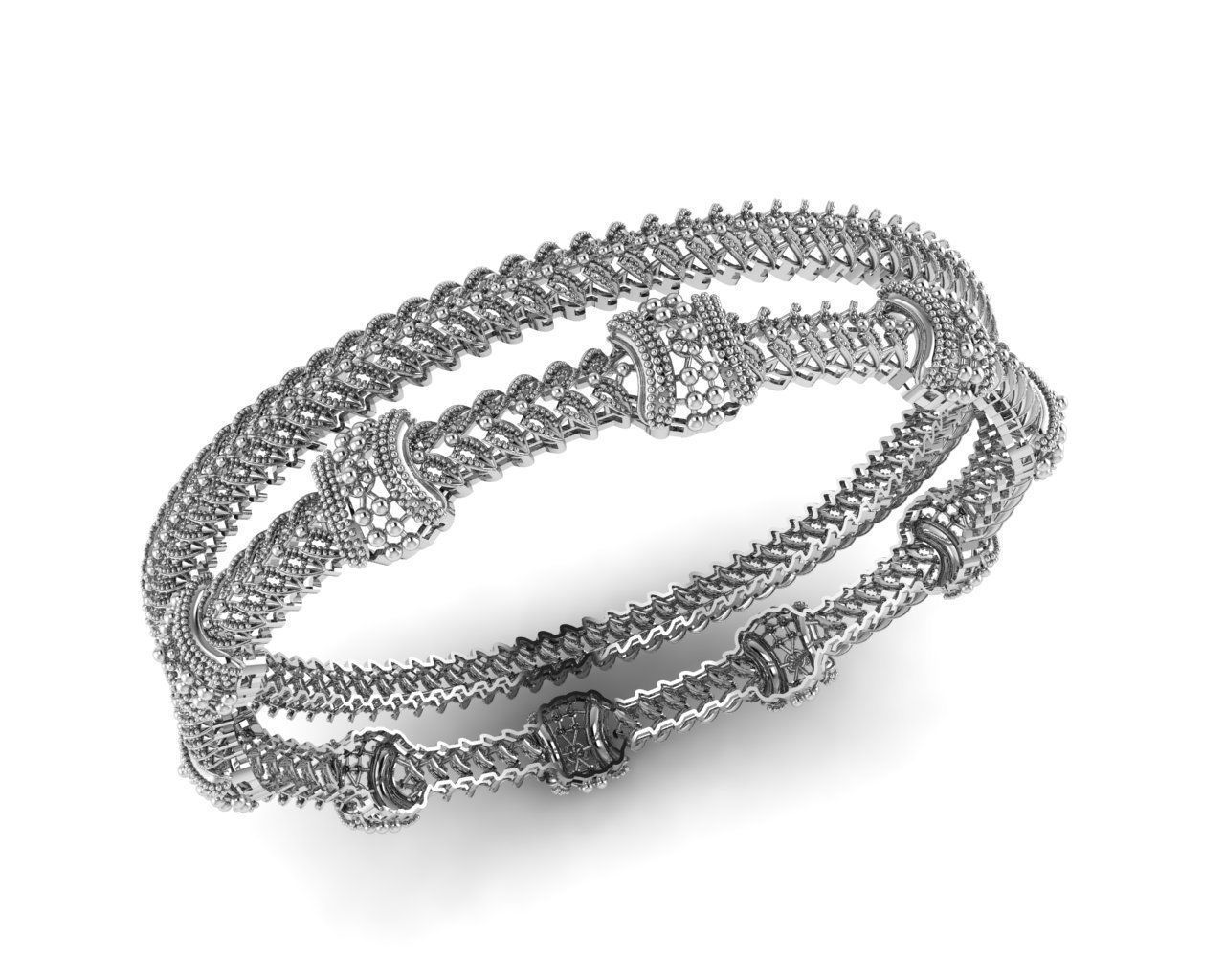 Bracelet 3D model 3D printable | CGTrader
