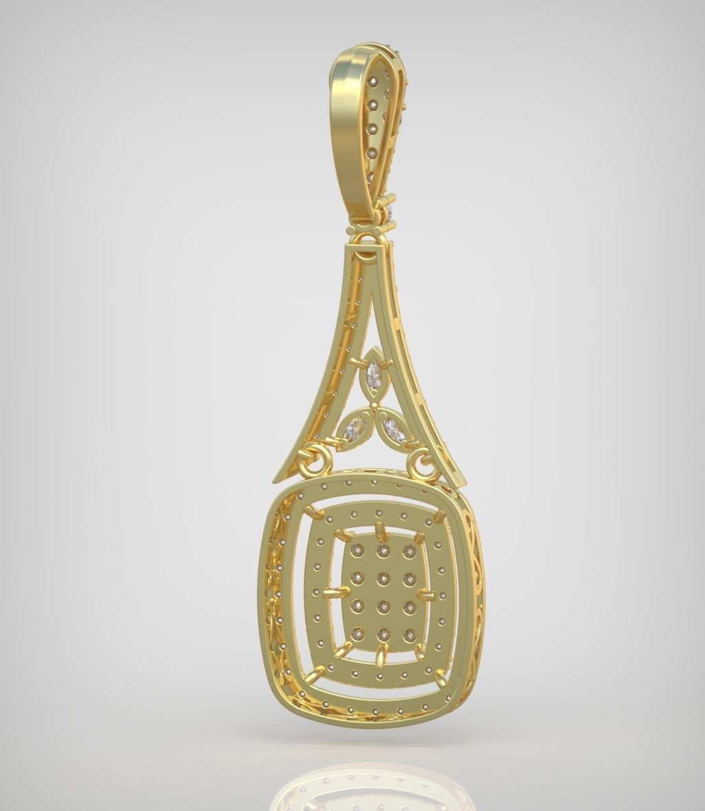 Pendant model 3D 0264 printable model 3D model 3D printable | CGTrader