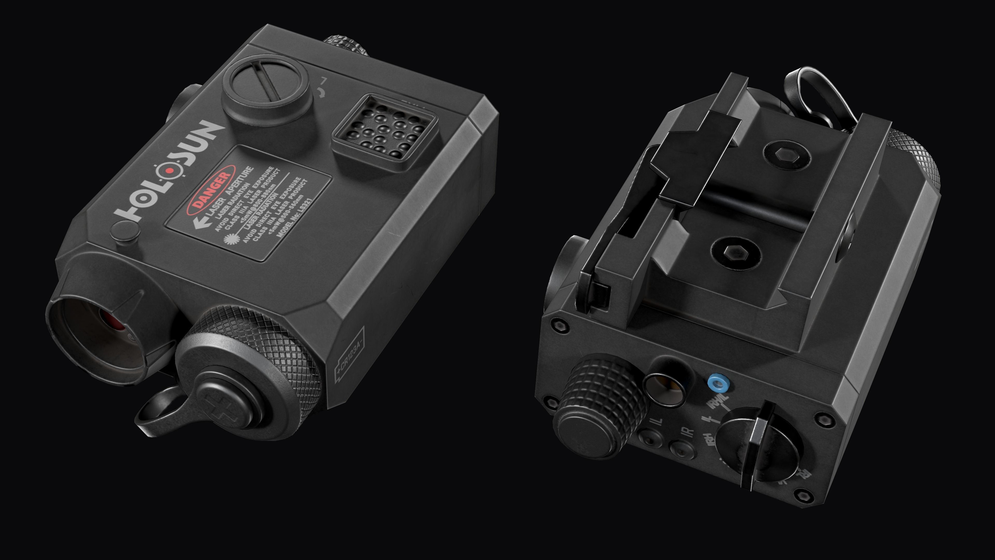 3D model Tactical modular custom SMG Sig Sauer MPX VR / AR / low-poly ...