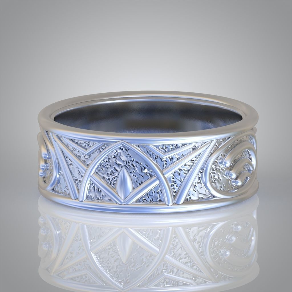 Diamond ring 0461 3D printable model free 3D model 3D printable | CGTrader