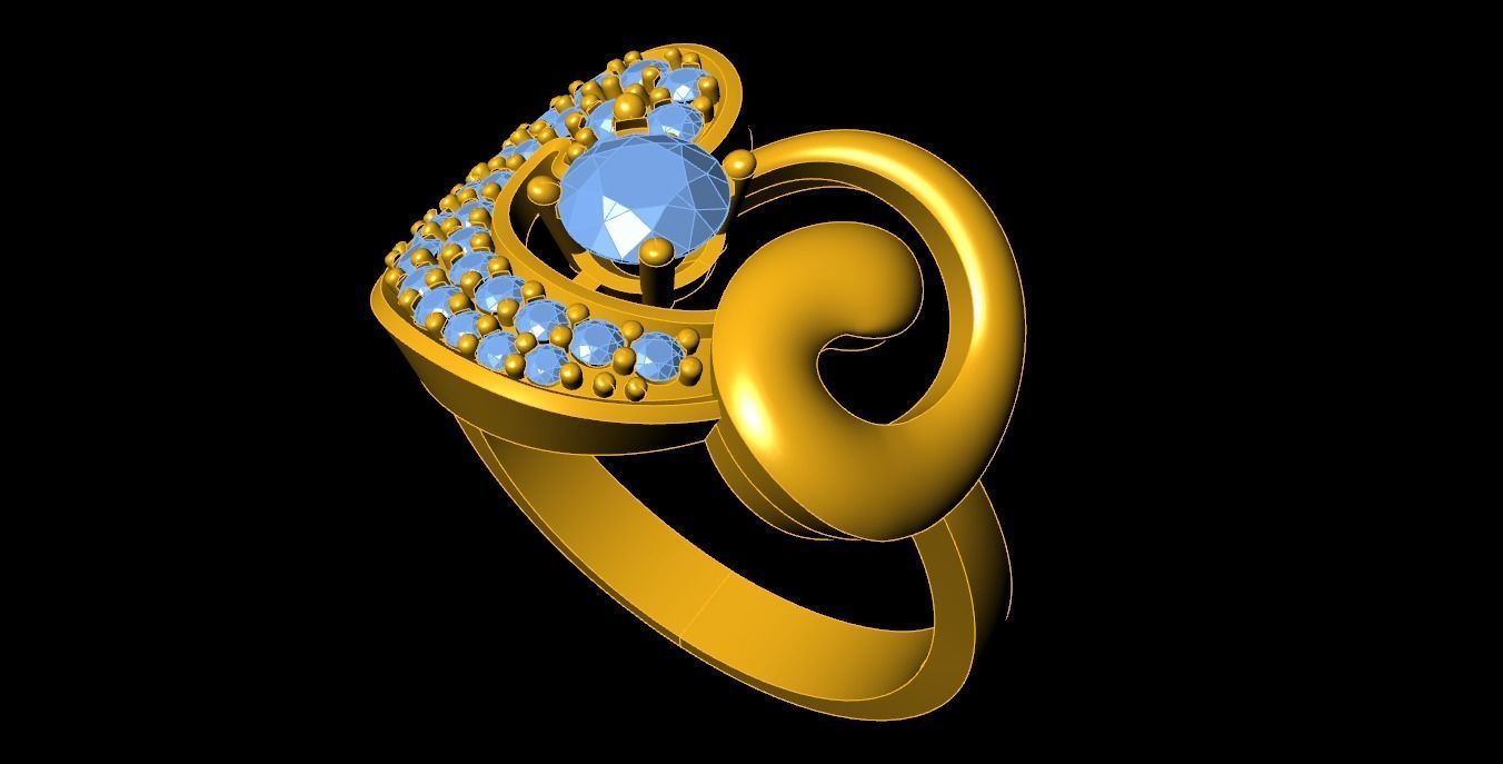 80 Files Rings Designs for Women 3D model 3D printable | CGTrader