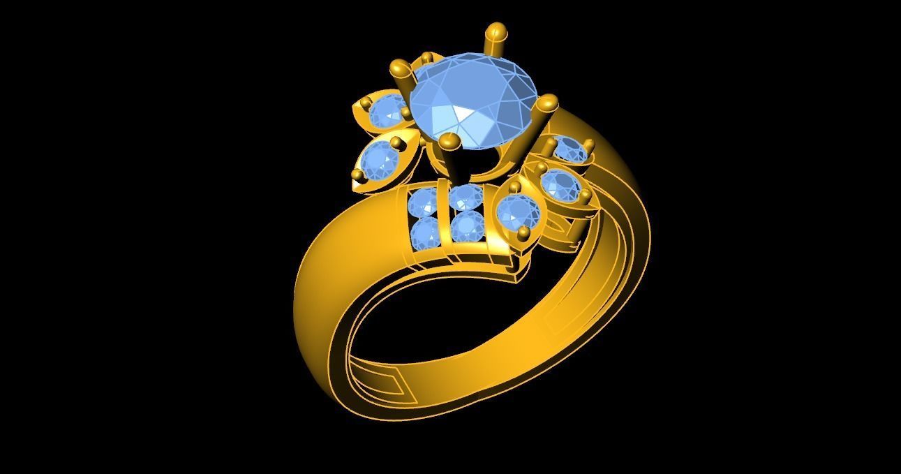 80 Files Rings Designs for Women 3D model 3D printable | CGTrader