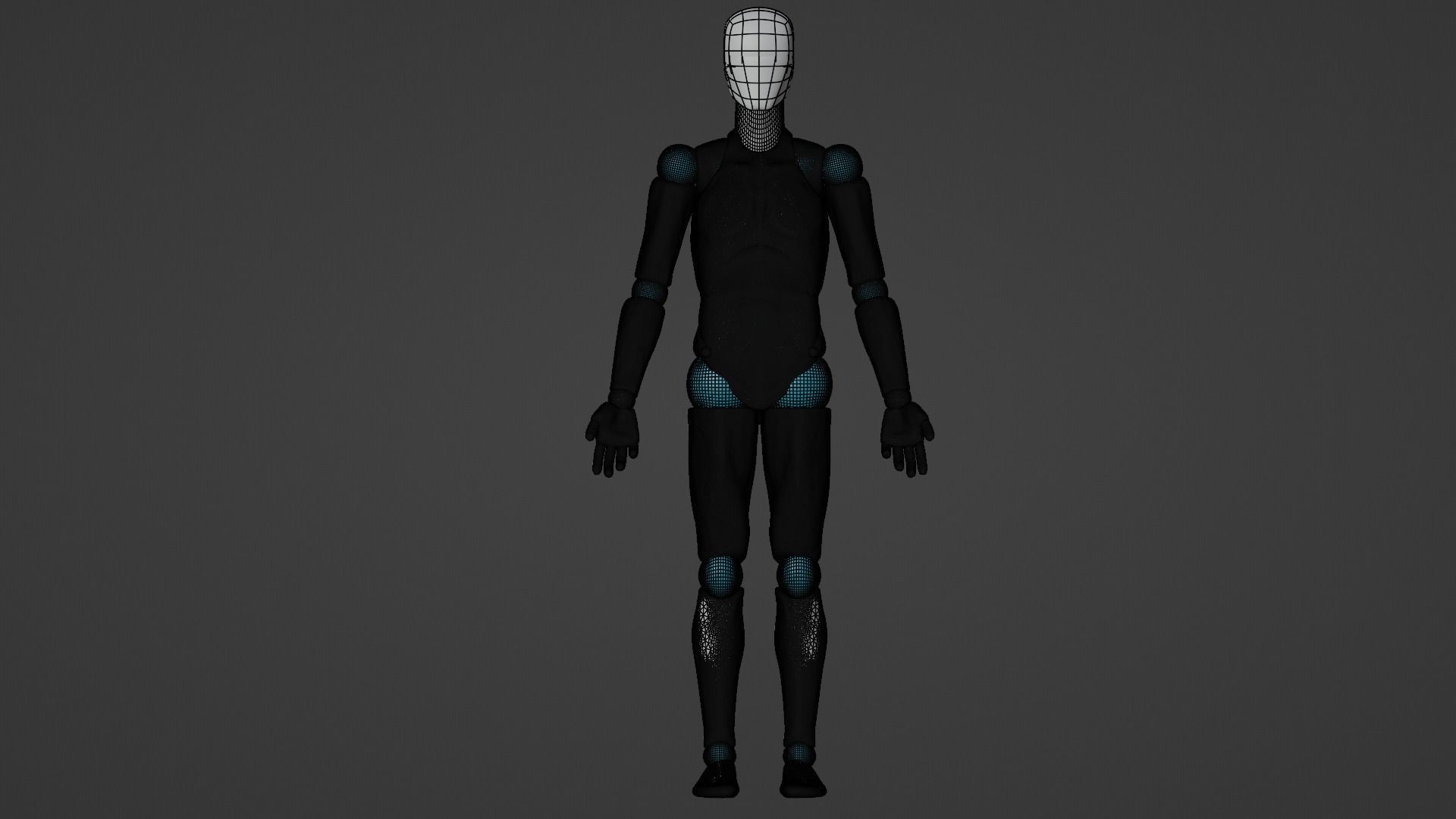 Male Mannequin For Artists 3D model rigged | CGTrader