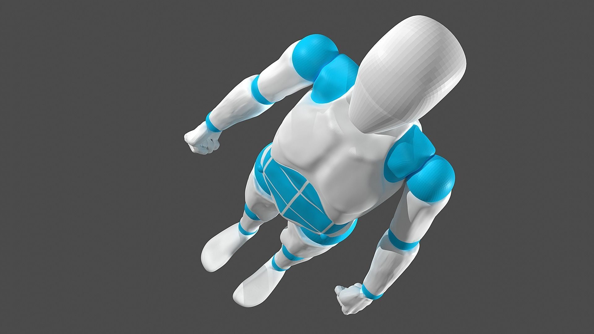 Male Mannequin For Artists 3D model rigged | CGTrader