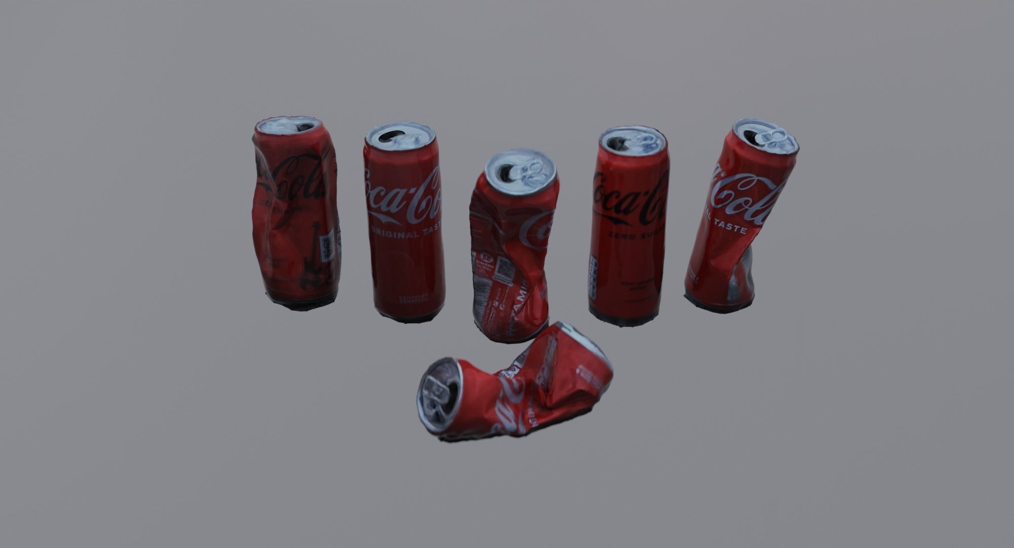 3D model Coka Cola Cans Assets VR / AR / low-poly | CGTrader
